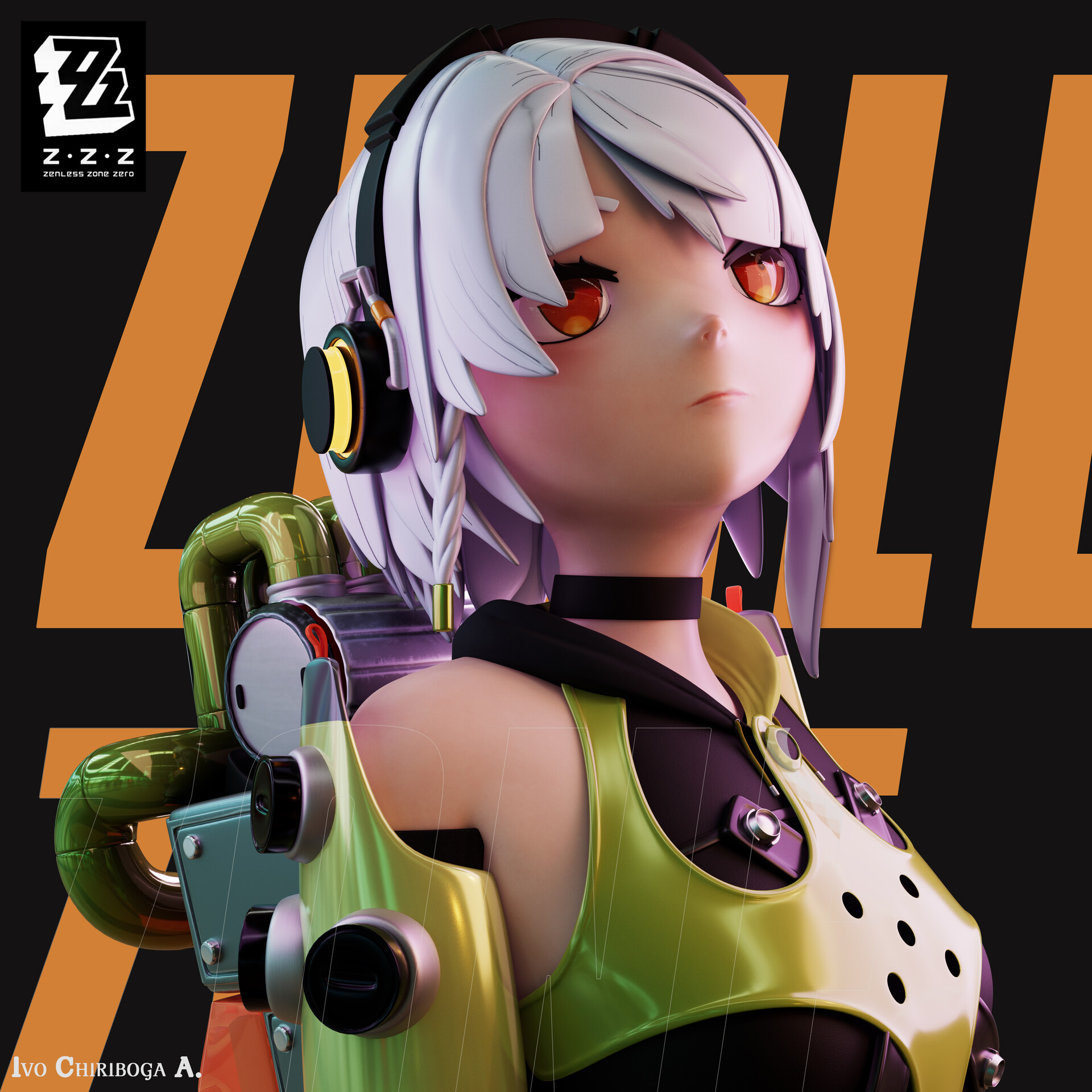 ArtStation - Fan art - Zzz - Anby