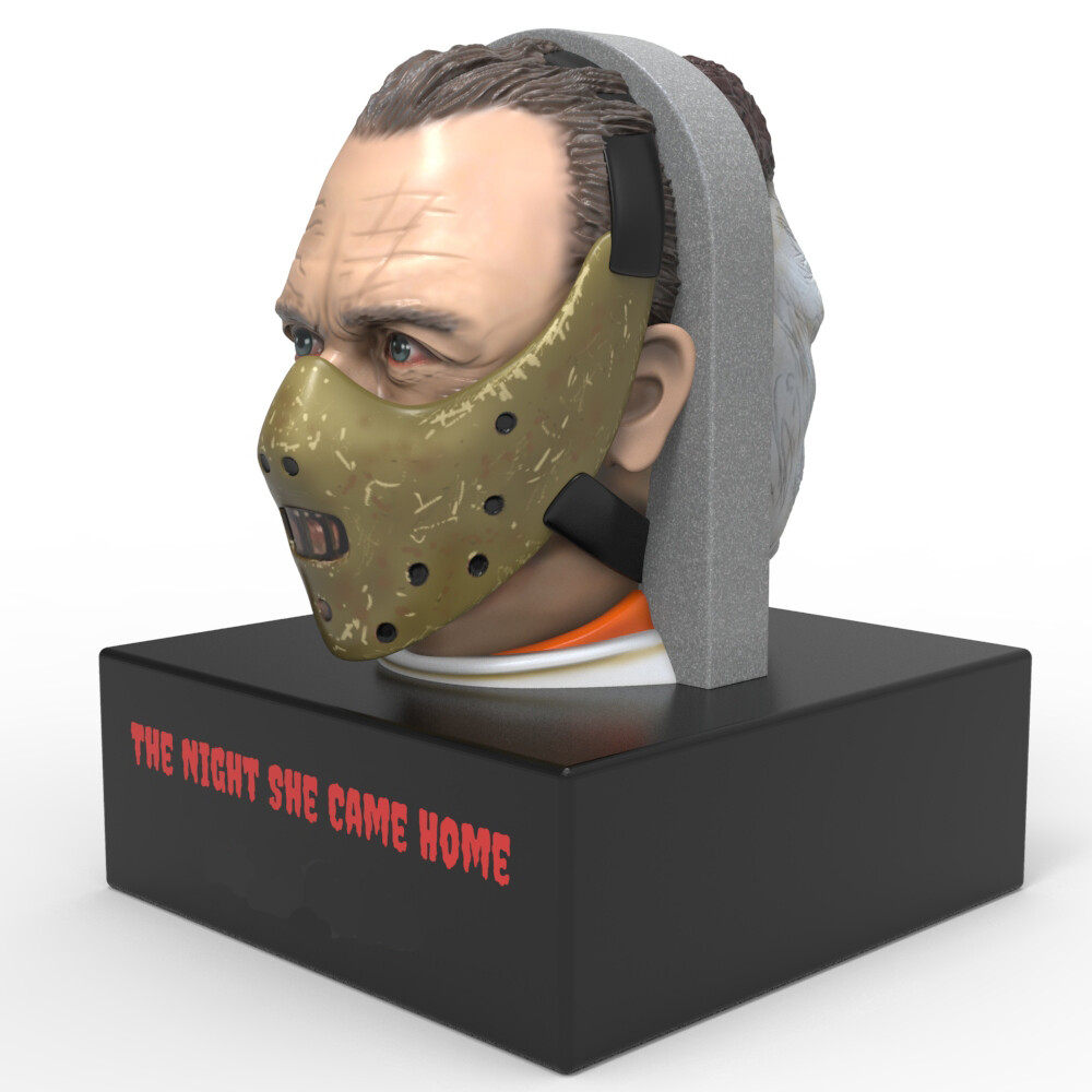 ArtStation - Hannibal Lector and Michael Meyers - Cremation Urn