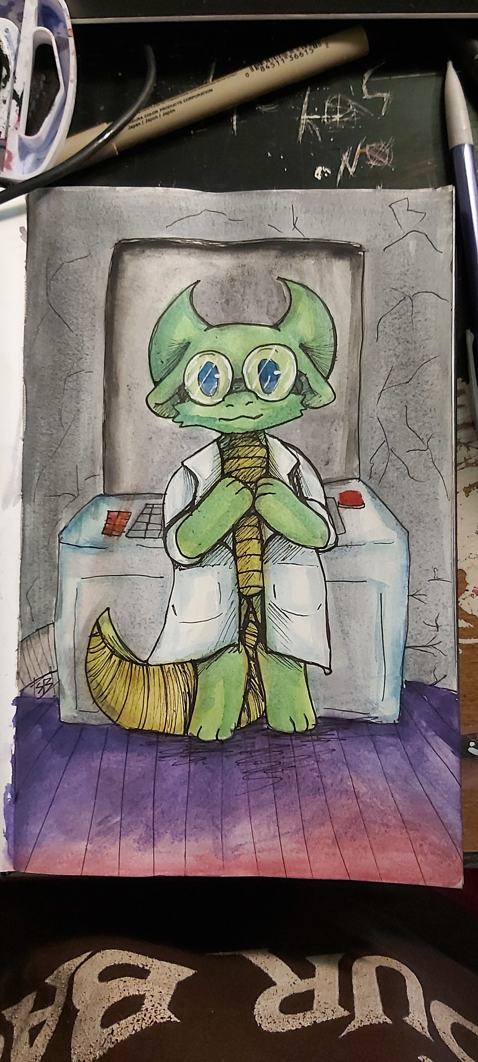 ArtStation - little science dragon