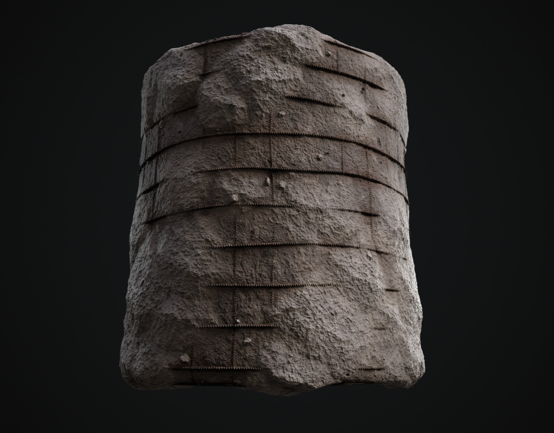 ArtStation - Damaged Exposed Concrete