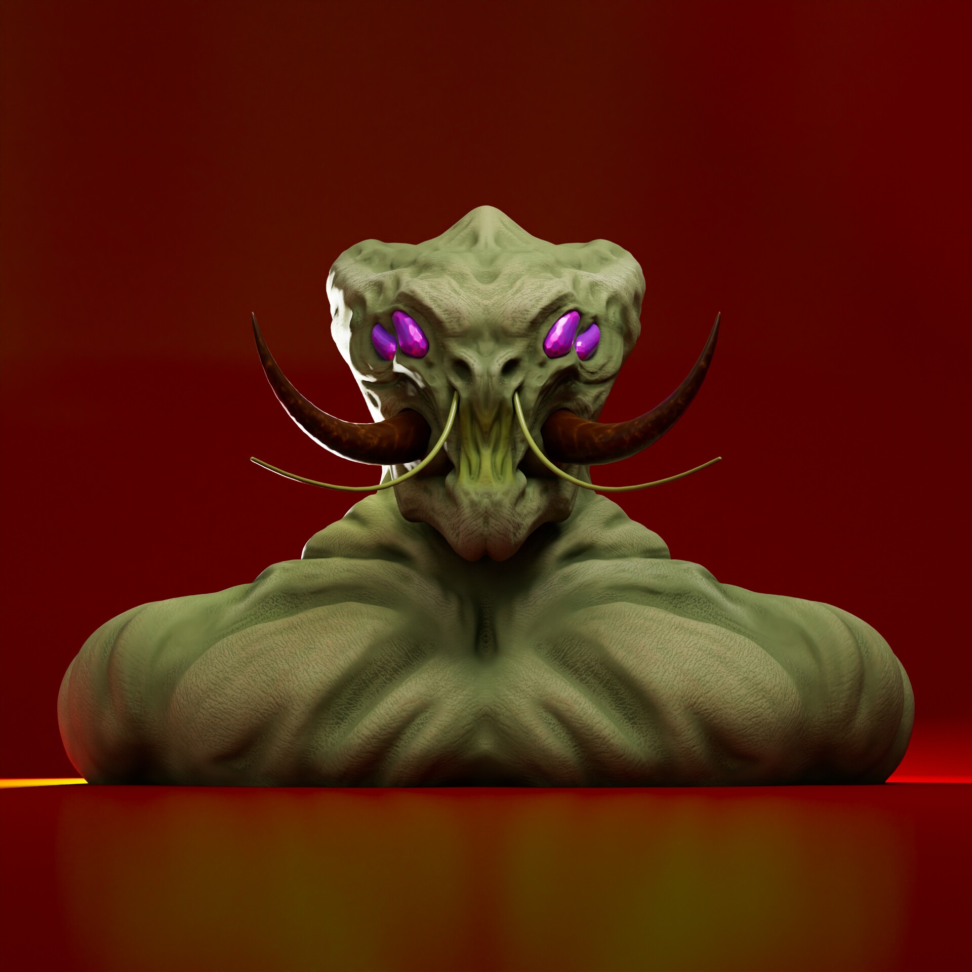 ArtStation - Monster Head