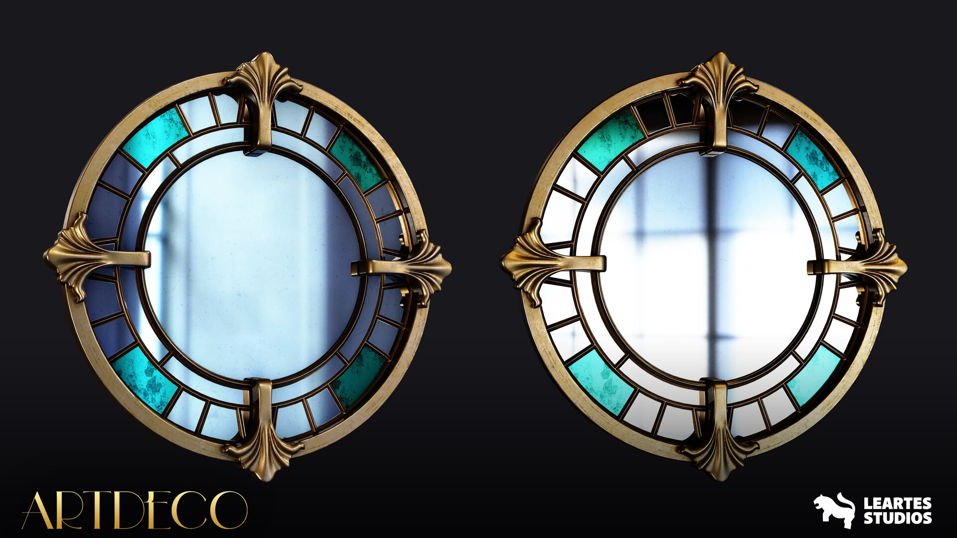 Leartes Studios - Art Deco Bedroom Props