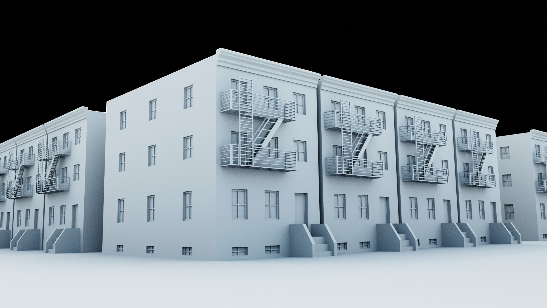 ArtStation - Procedural Low Poly City Block [WIP]