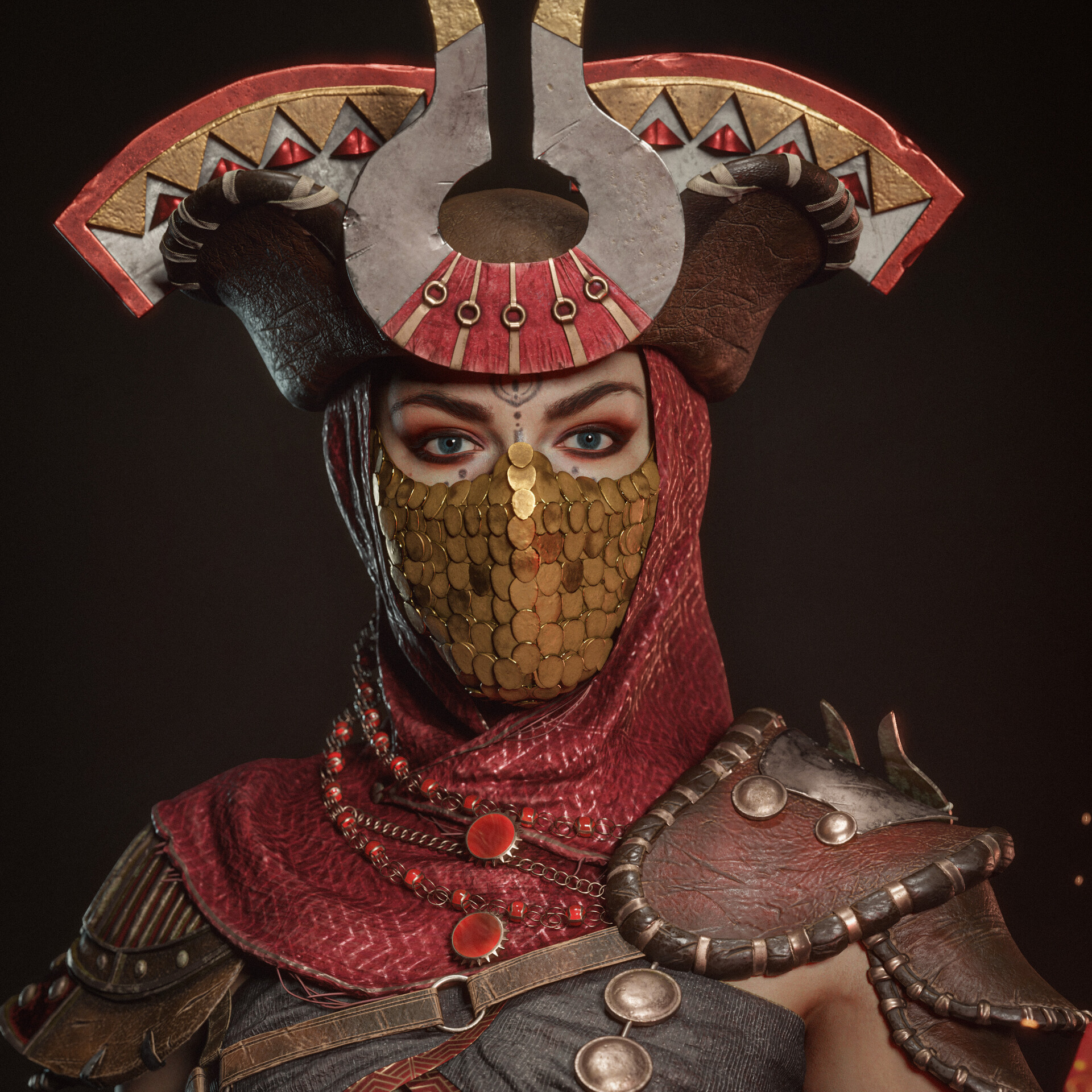 ArtStation - The red sorceress