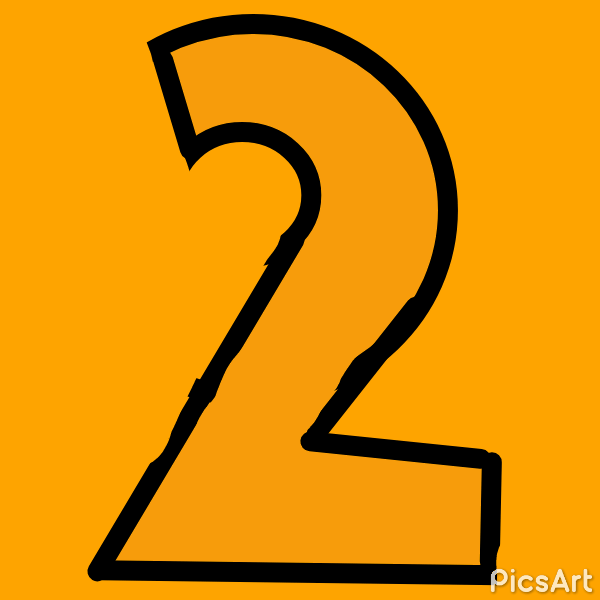 number 2 orange
