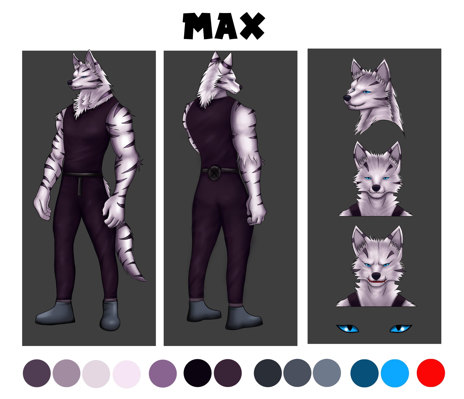 ArtStation - References sheet of Max!