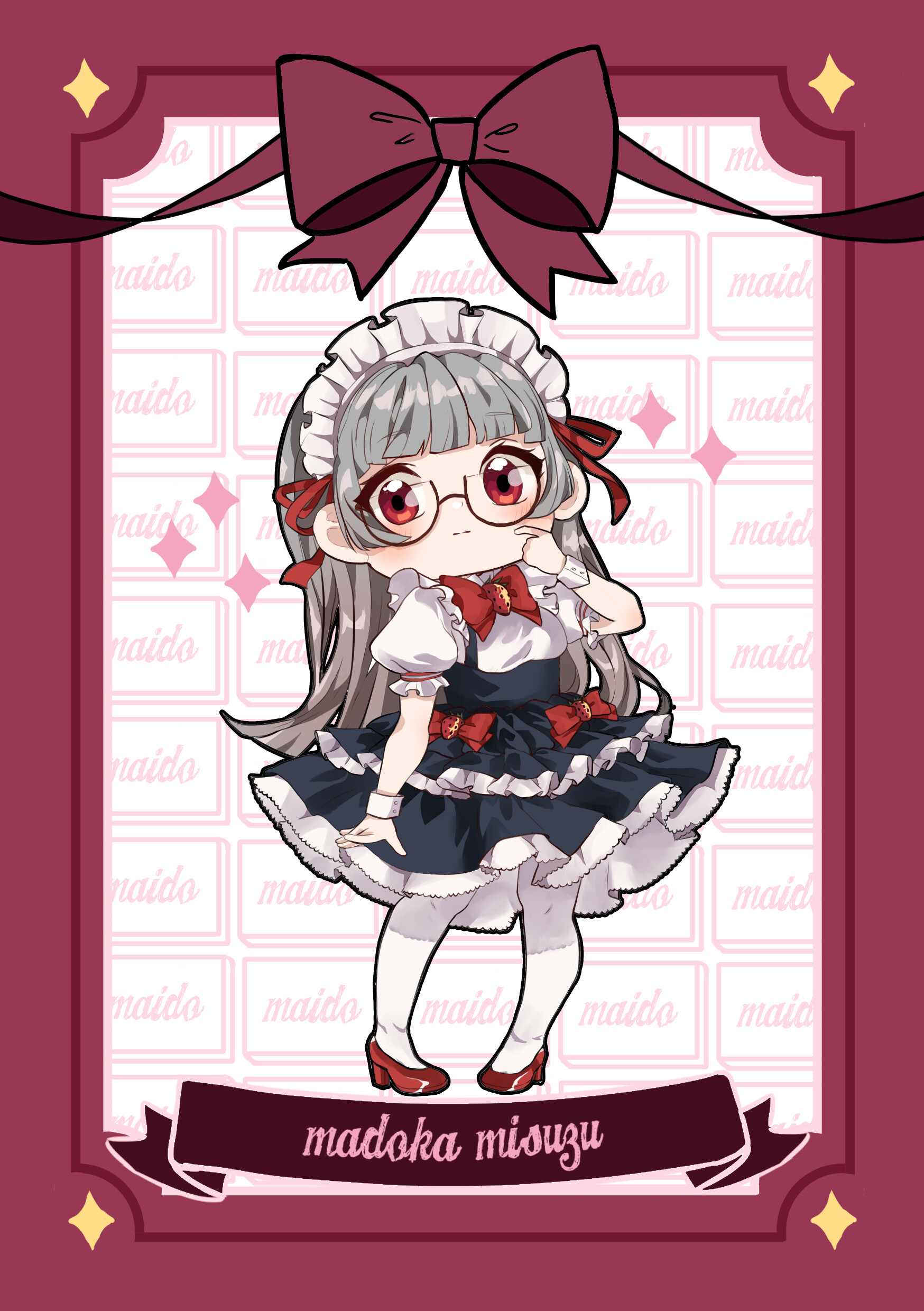ArtStation - Chibi Madoka Postcard