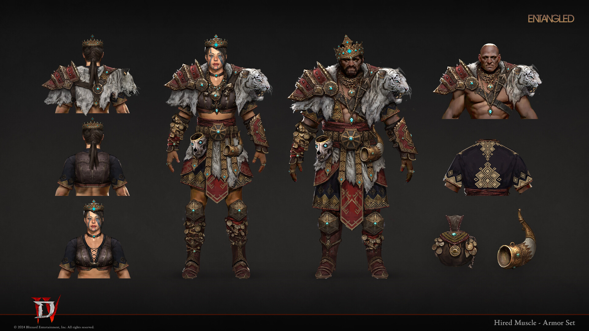 ENTANGLED Studio - Diablo IV | Hired Muscle Concept Art