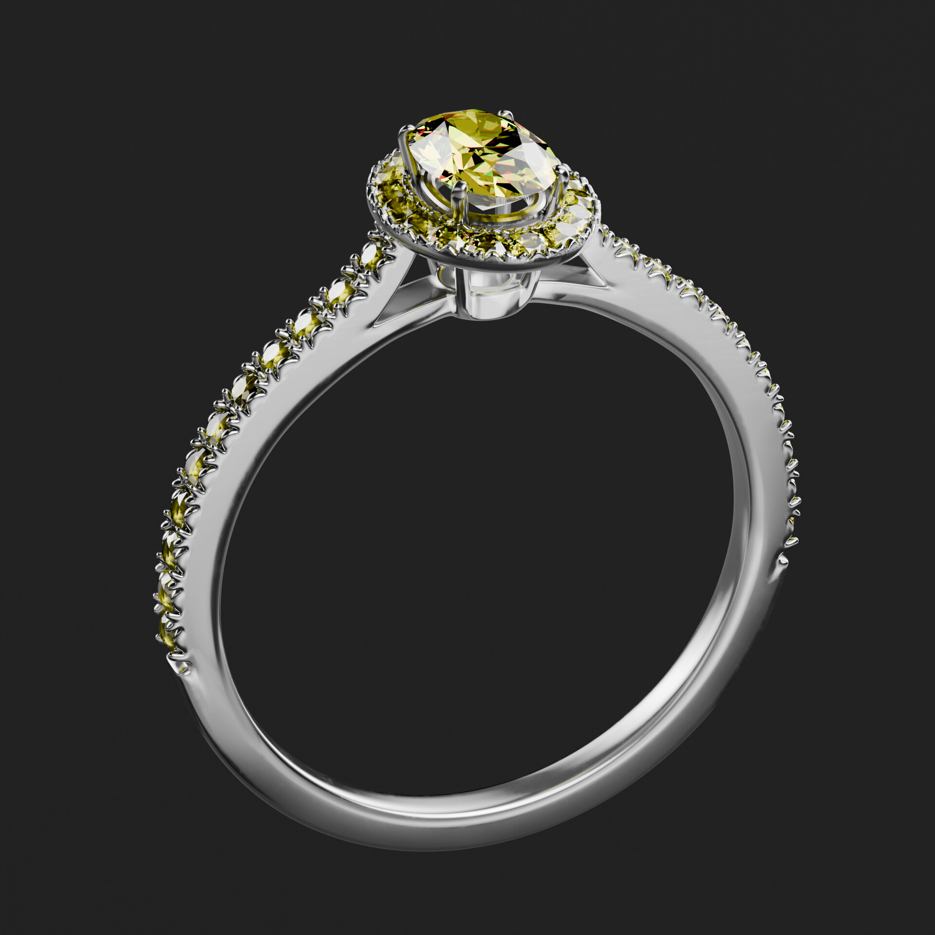 ArtStation - Visualize Jewelry - Diamond Ring