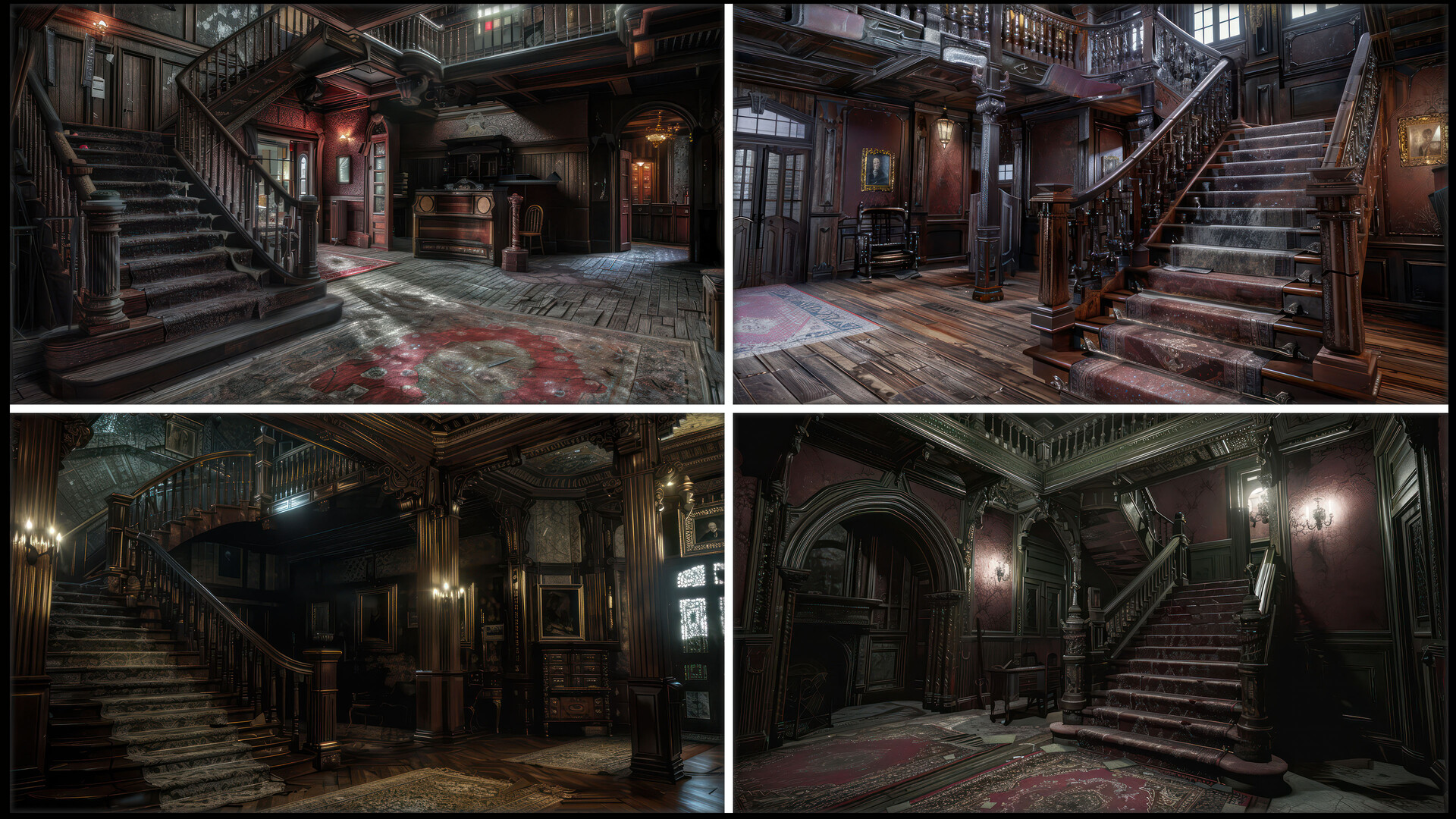 Ferial Concept - 🔹210 Cursed Mansion - Interior Reference Image Pack v ...