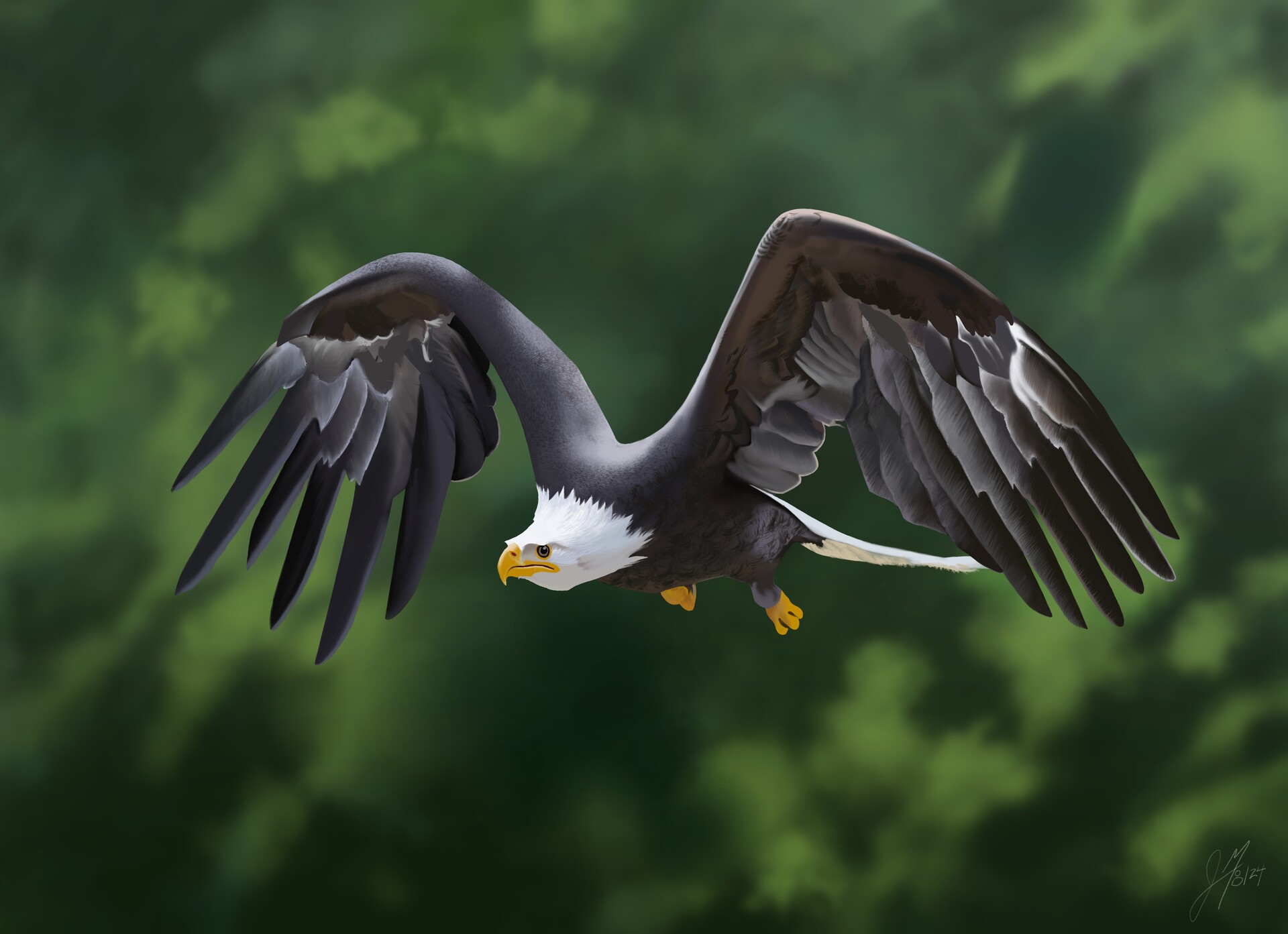 ArtStation - A Eagle's Move