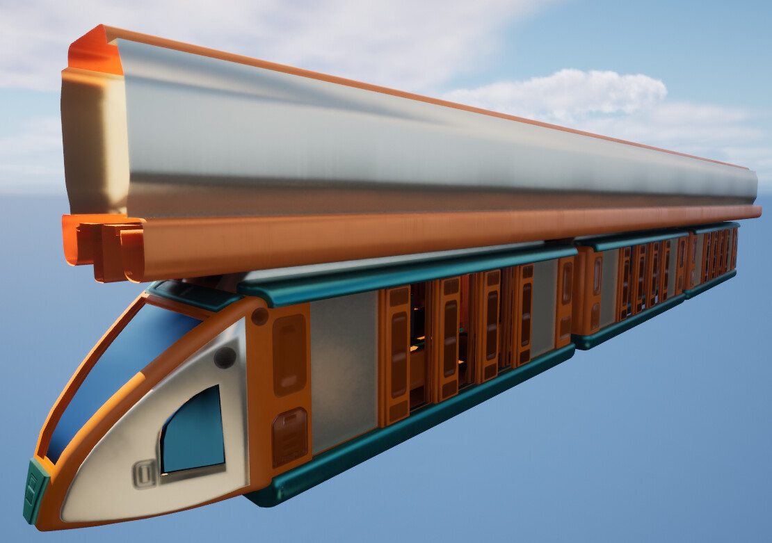ArtStation - Group Project - Corporate Illusions (Monorail)