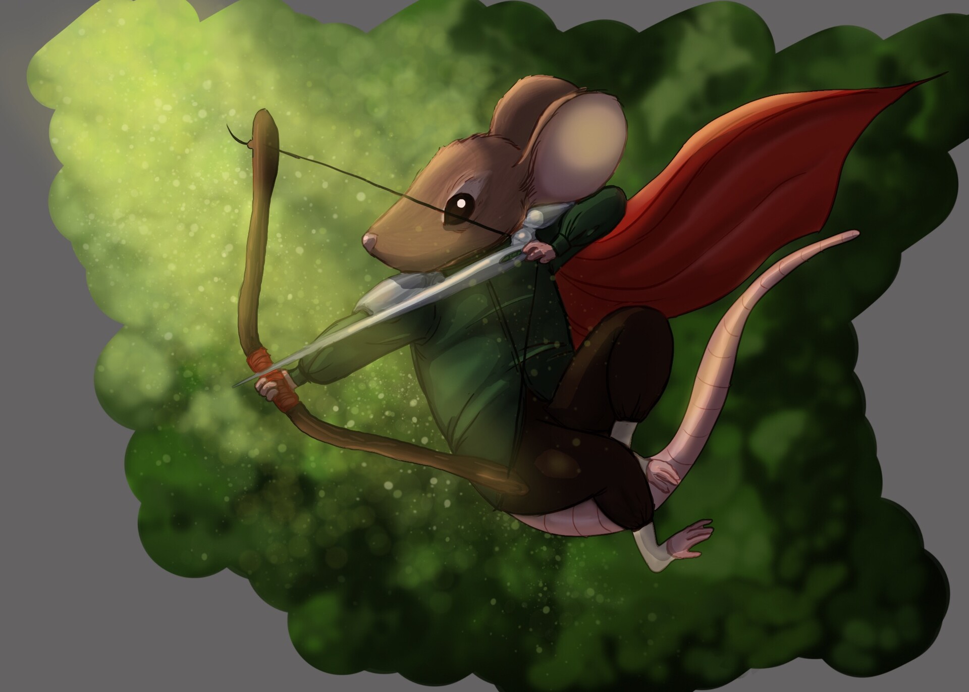 ArtStation - Character design mouse warrior