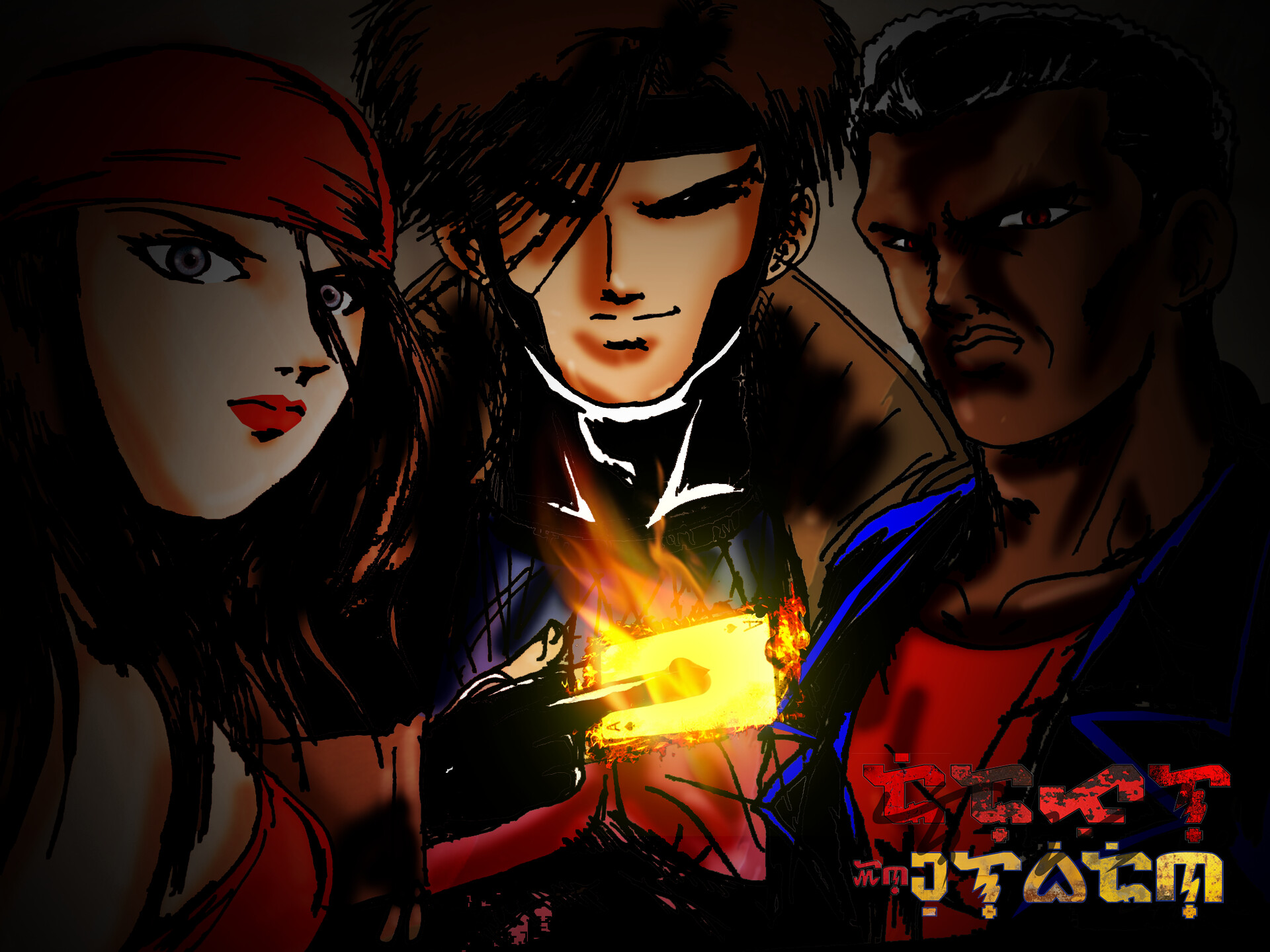 ᜎᜒᜌᜓ - Elektra, Blade & Gambit