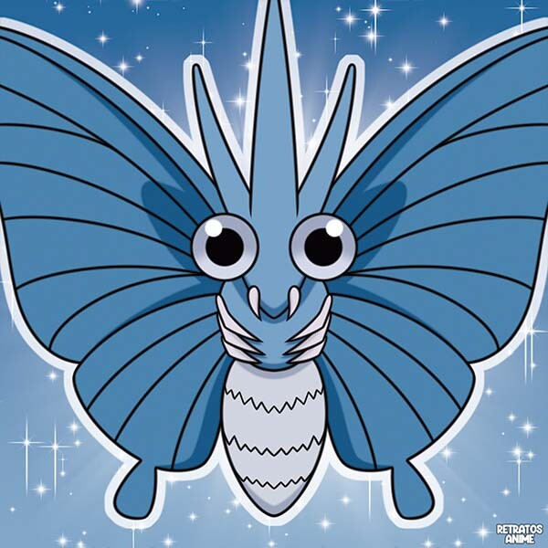 shiny venomoth