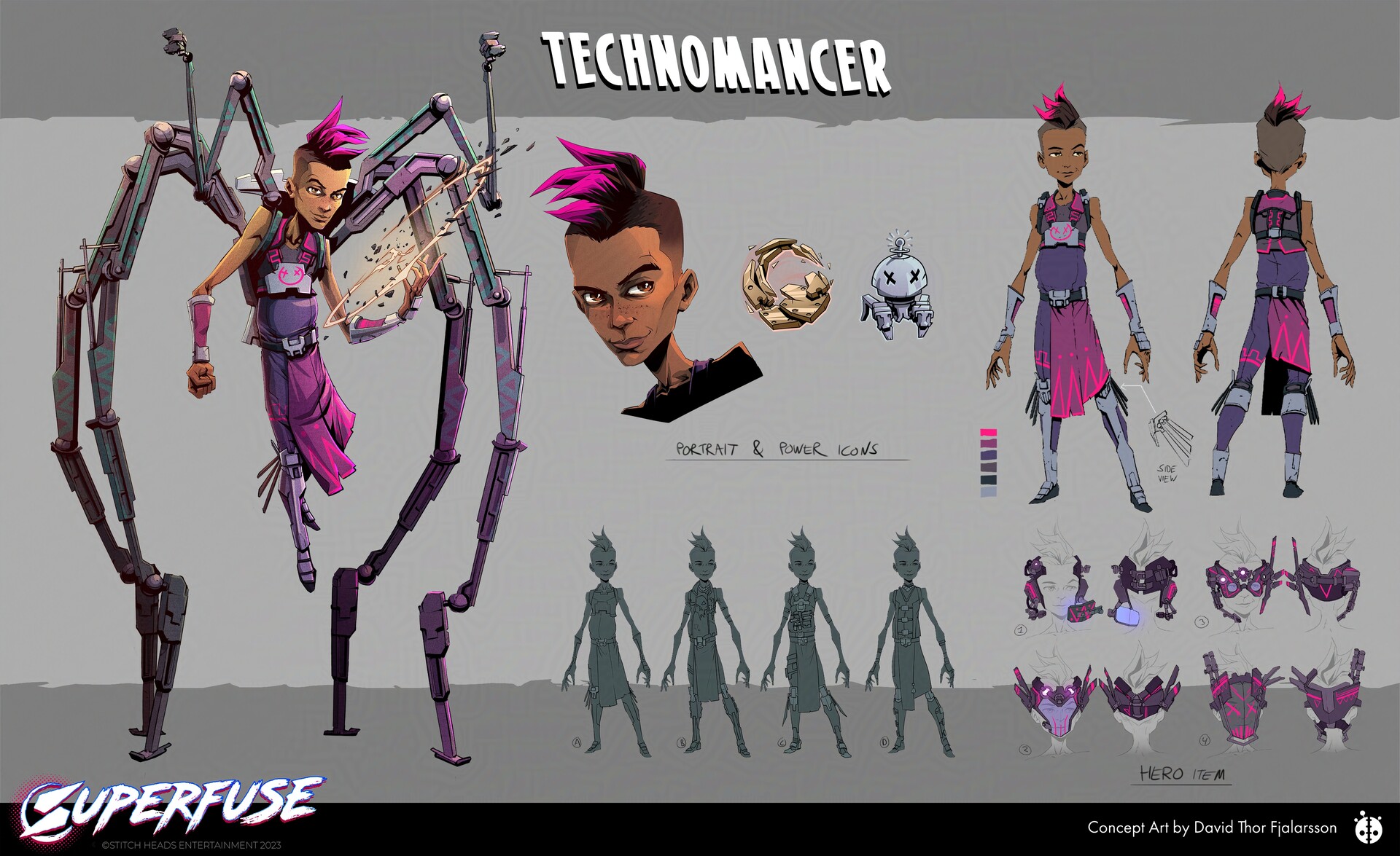 David Thor Fjalarsson - Superfuse - Characters