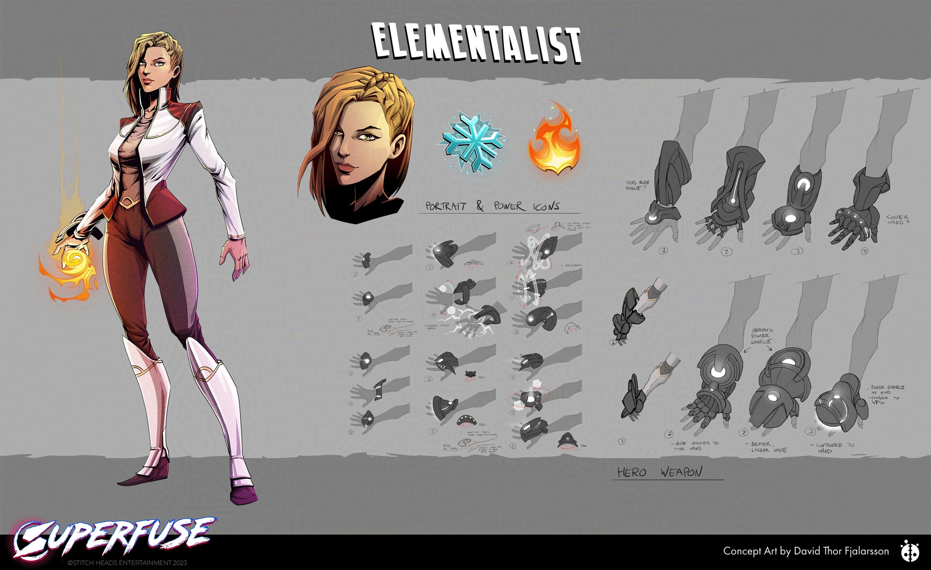 David Thor Fjalarsson - Superfuse - Characters