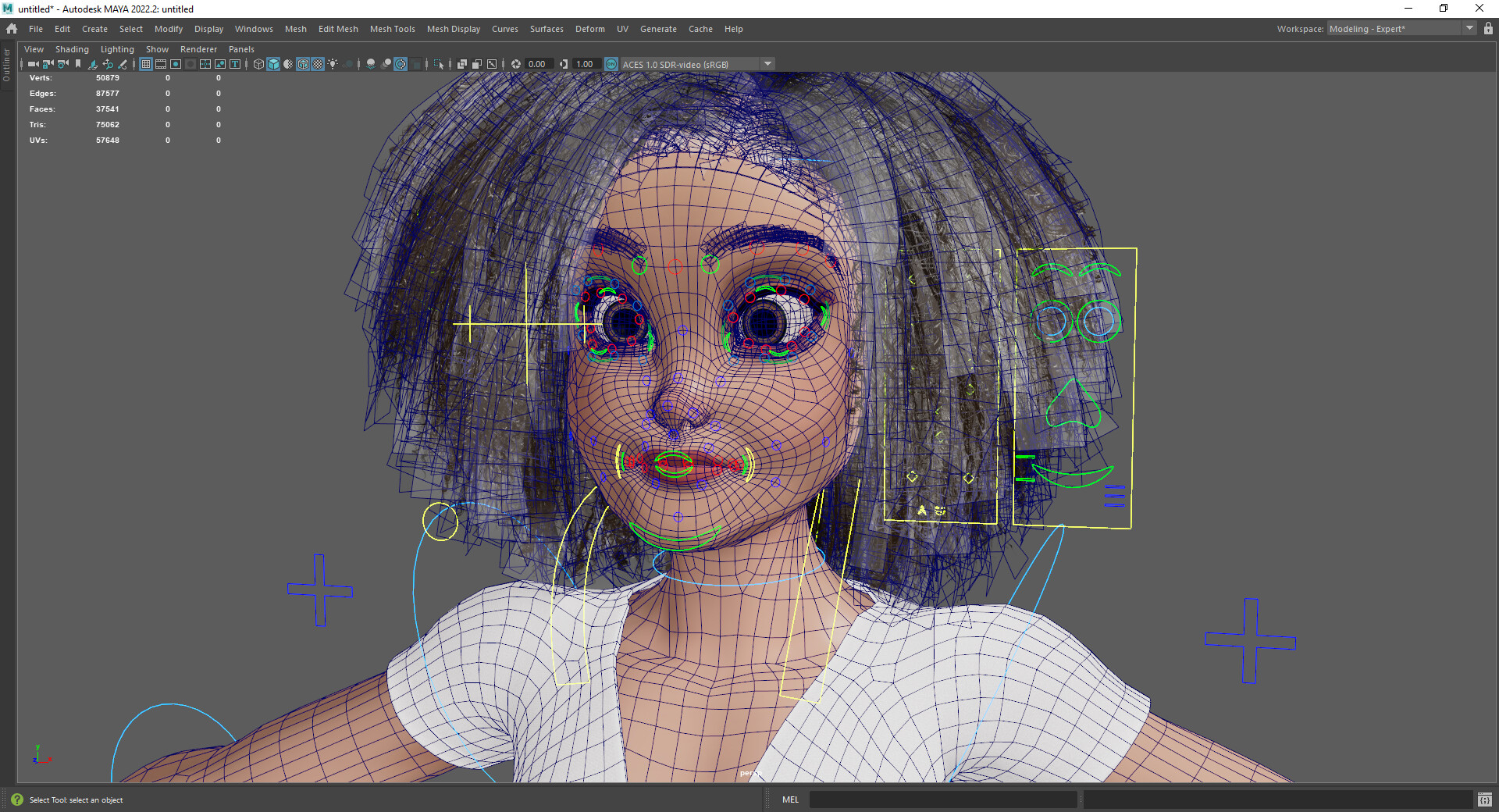 3D Cartoon Models for Sale | Stylized and Rigged Characters - Modern Style Girl with short curly ...