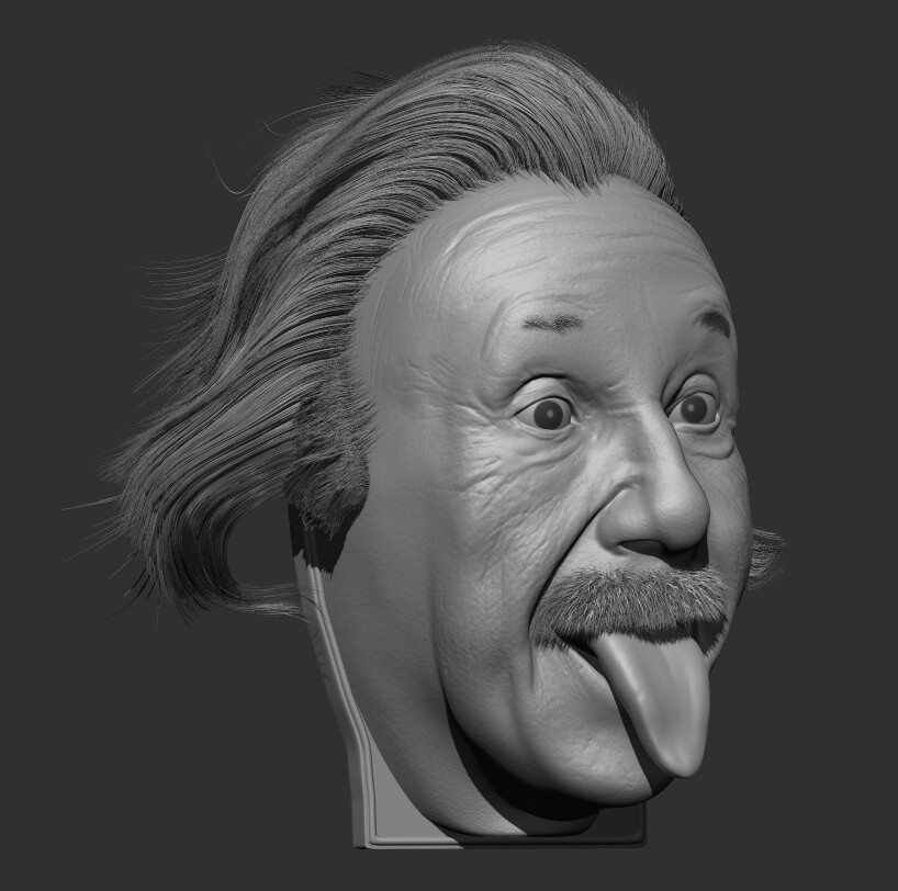 ArtStation - 3D "Einstein Model" Project