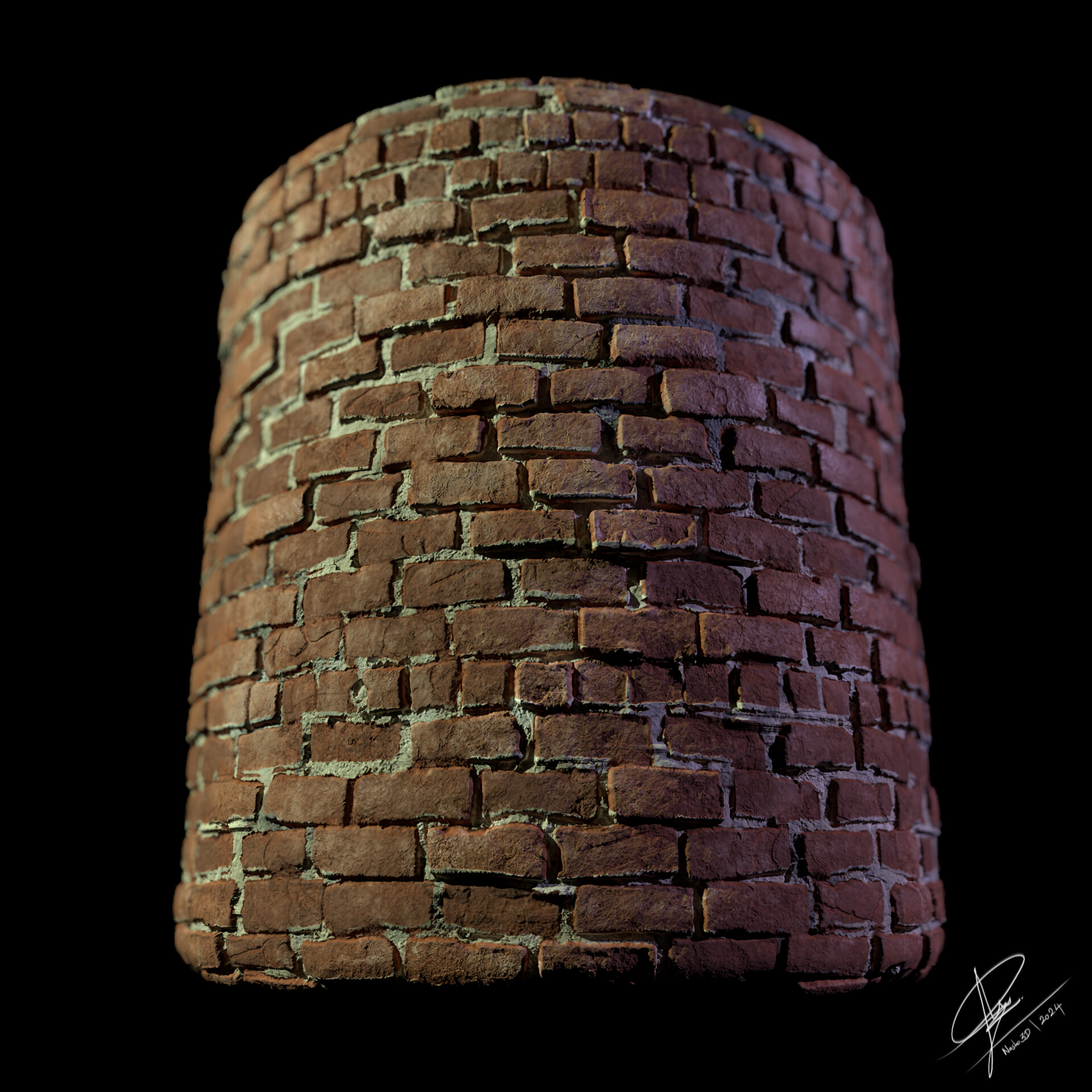 ArtStation - Realistic Brick Texture
