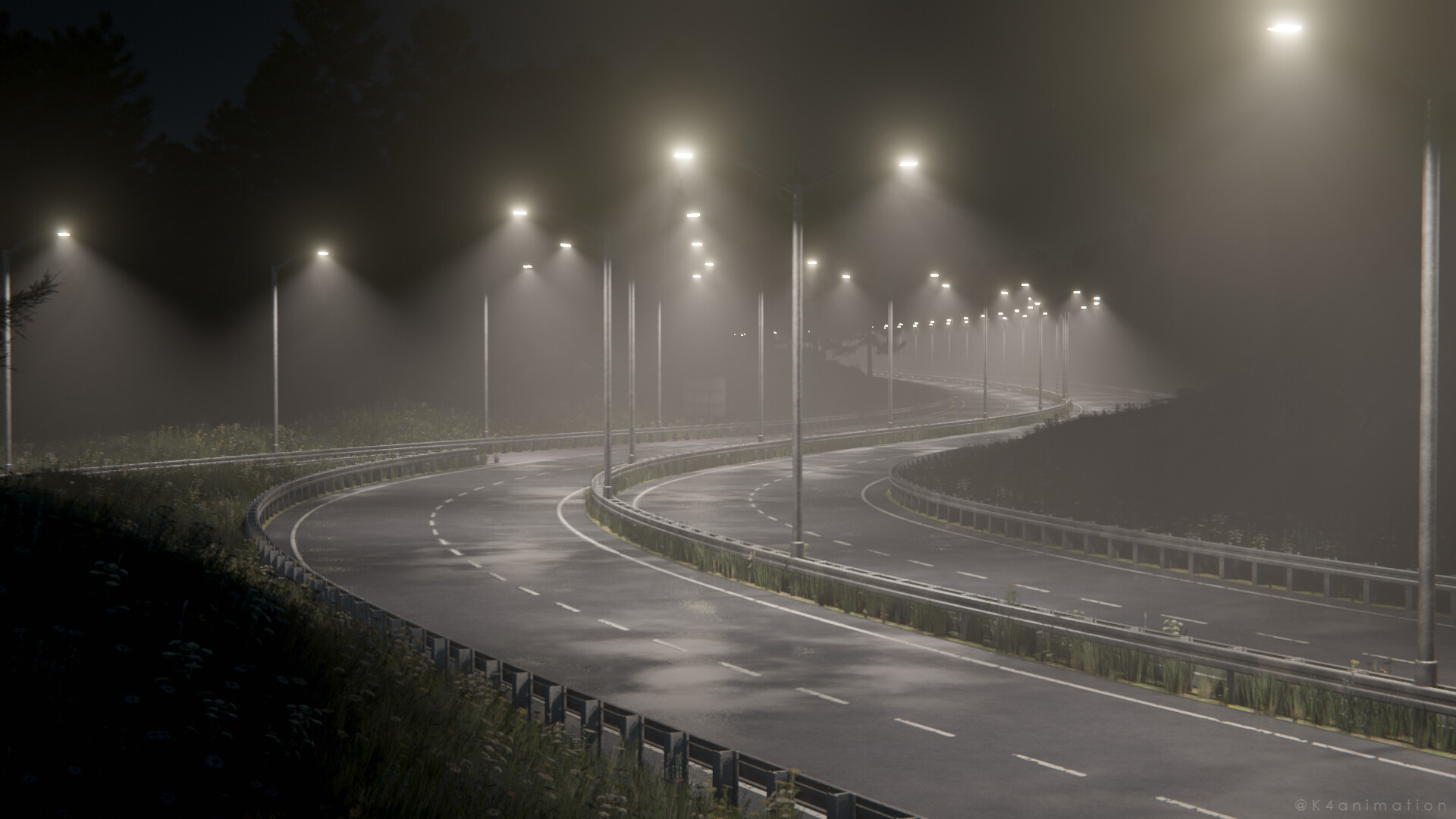 ArtStation - Highway Render