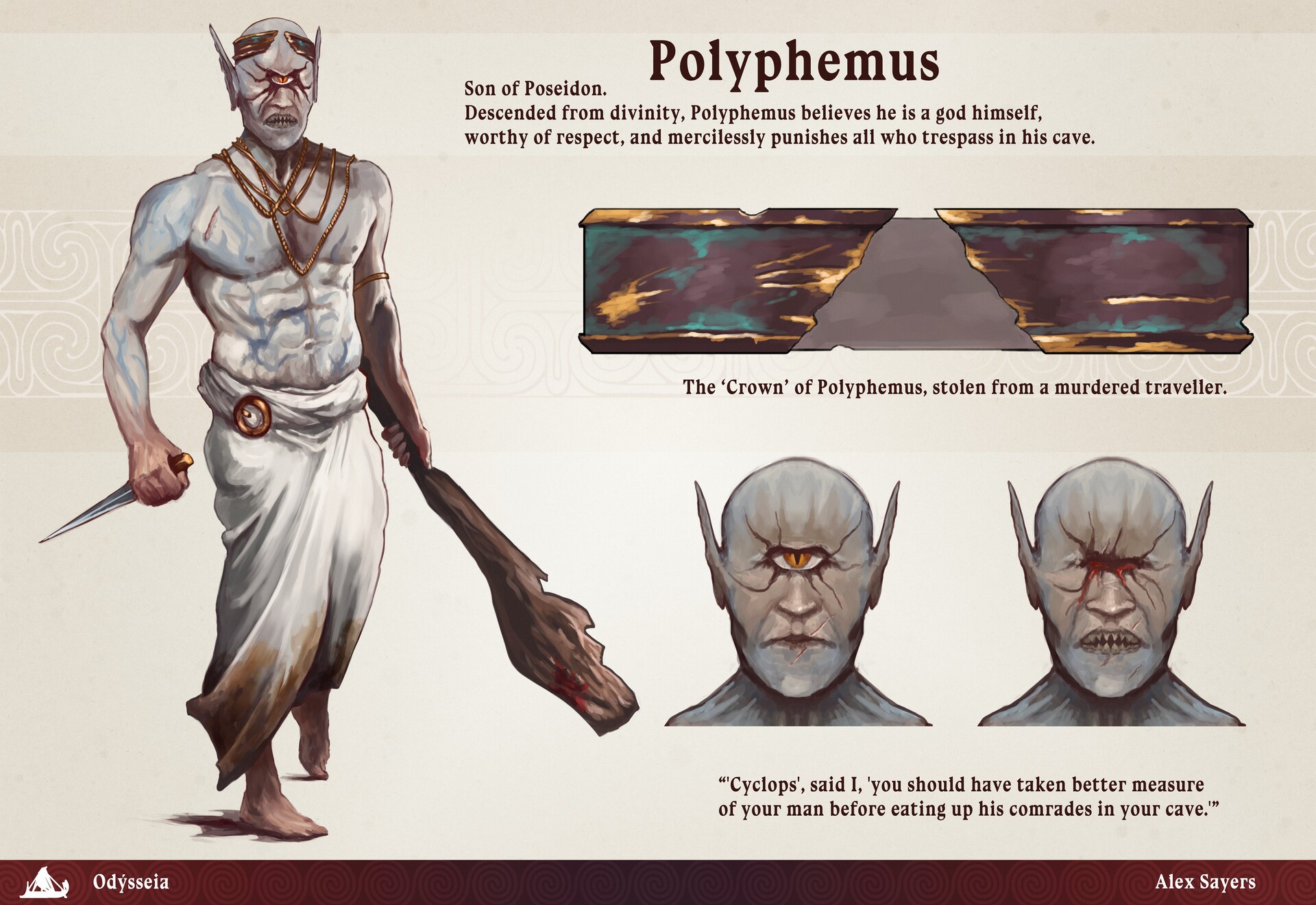 Alex Sayers - Odýsseia - Polyphemus