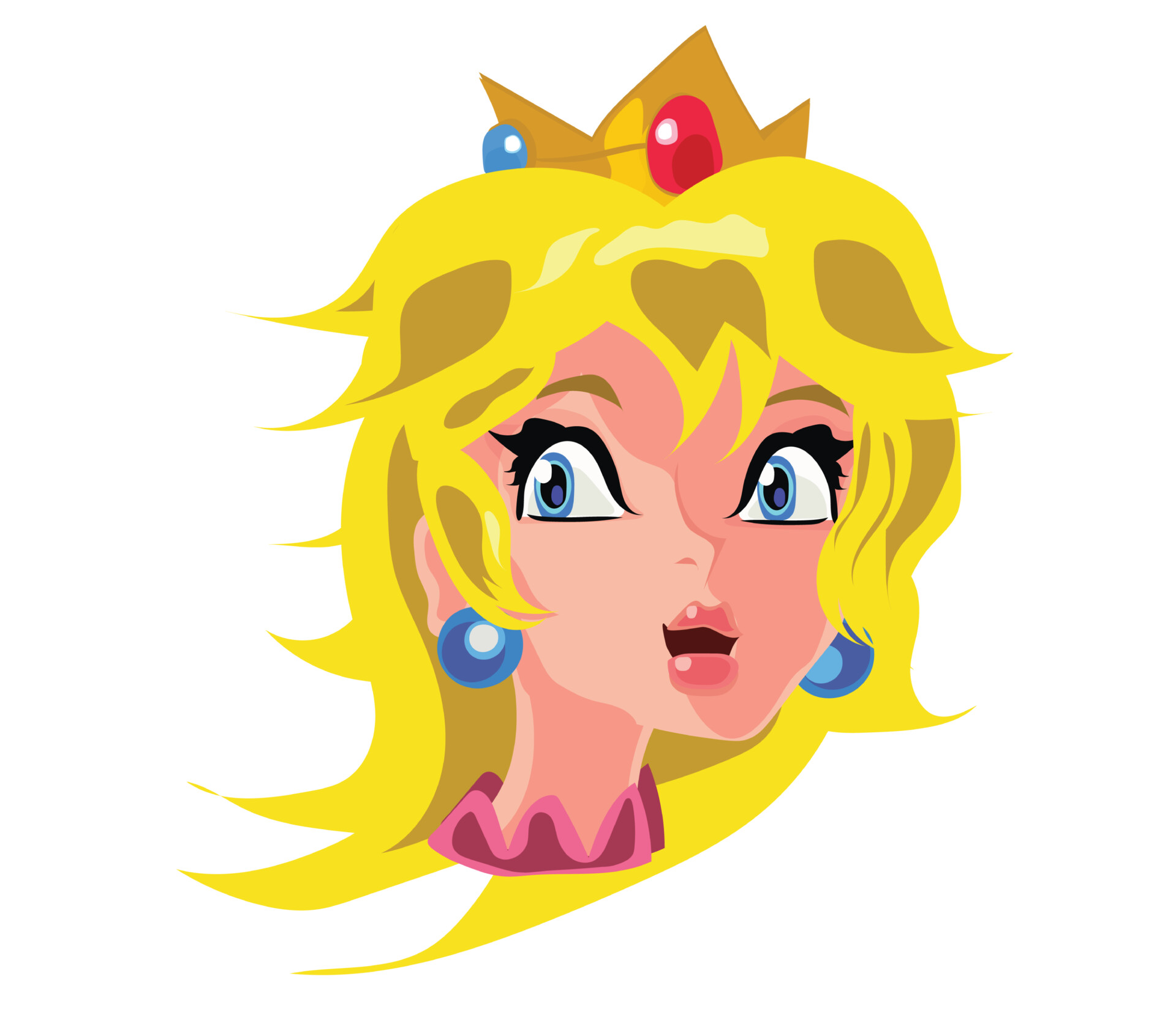princess peach face