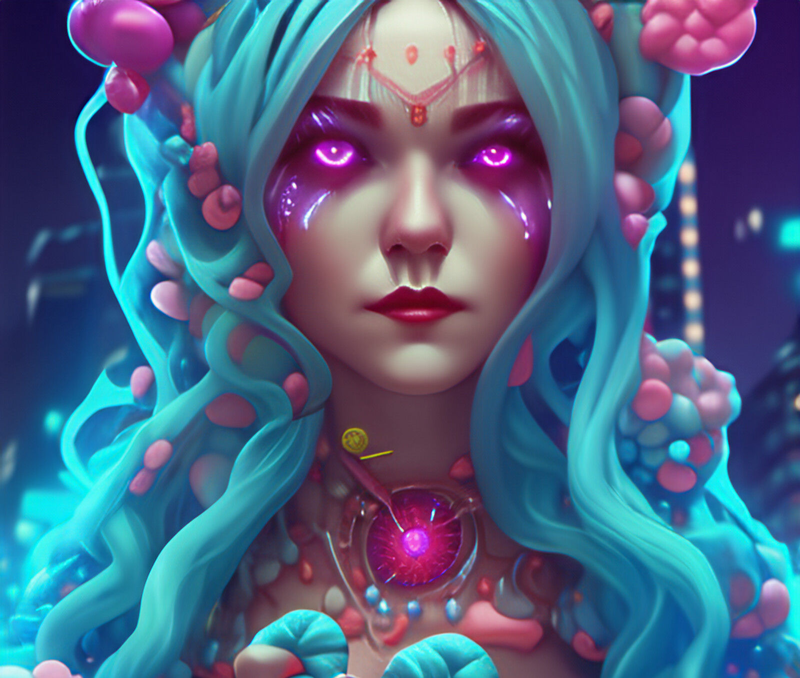 Grace Erazo - Original Concept Cyber Mermaid Mechanica
