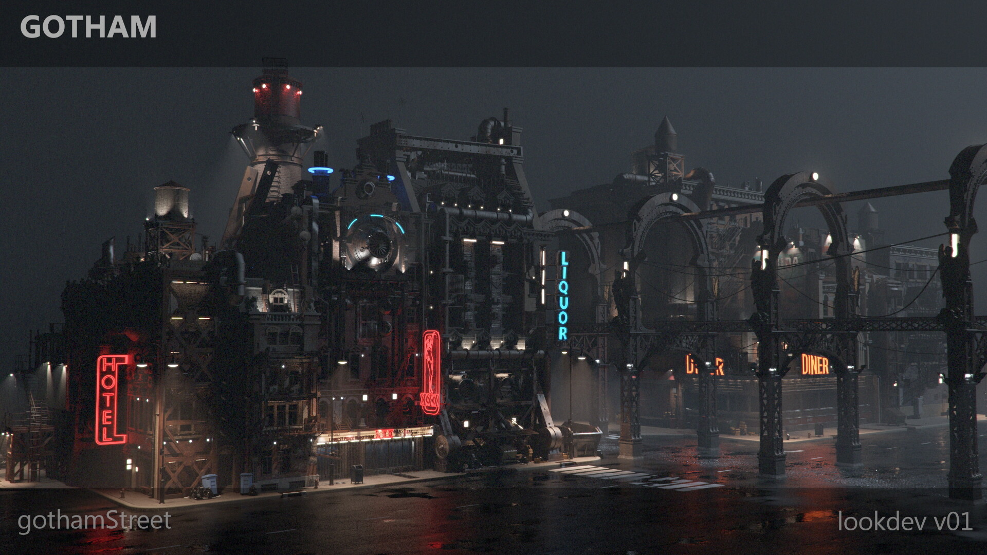 ArtStation - Gotham street