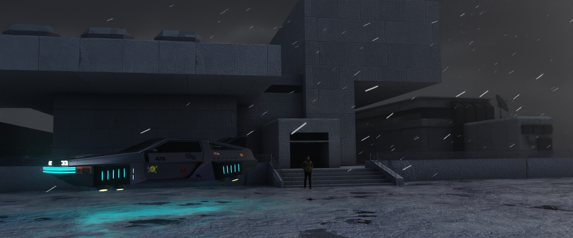 ArtStation - "Reimagined a scene from Blade Runner 2049''