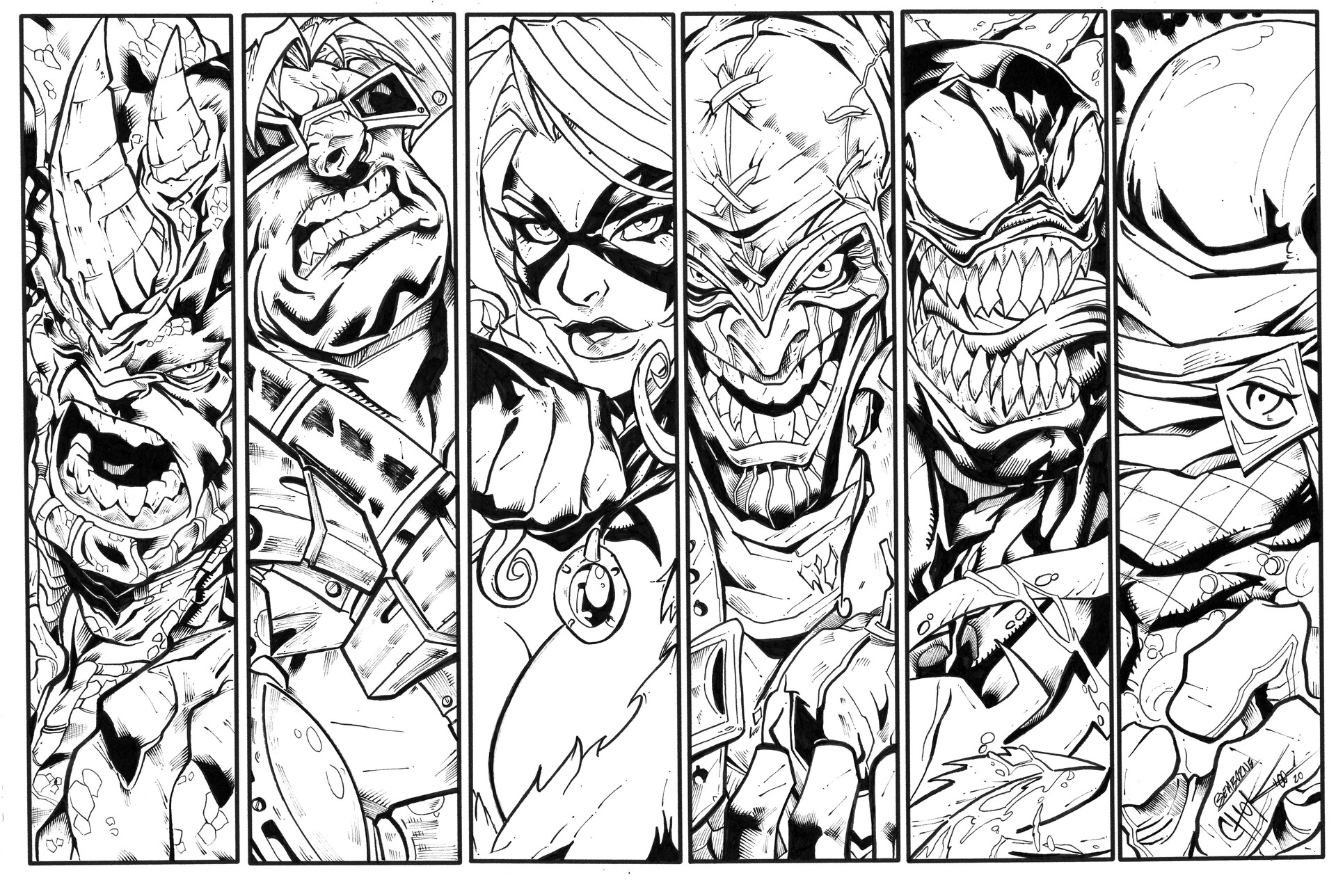 spiderman villian coloring pages