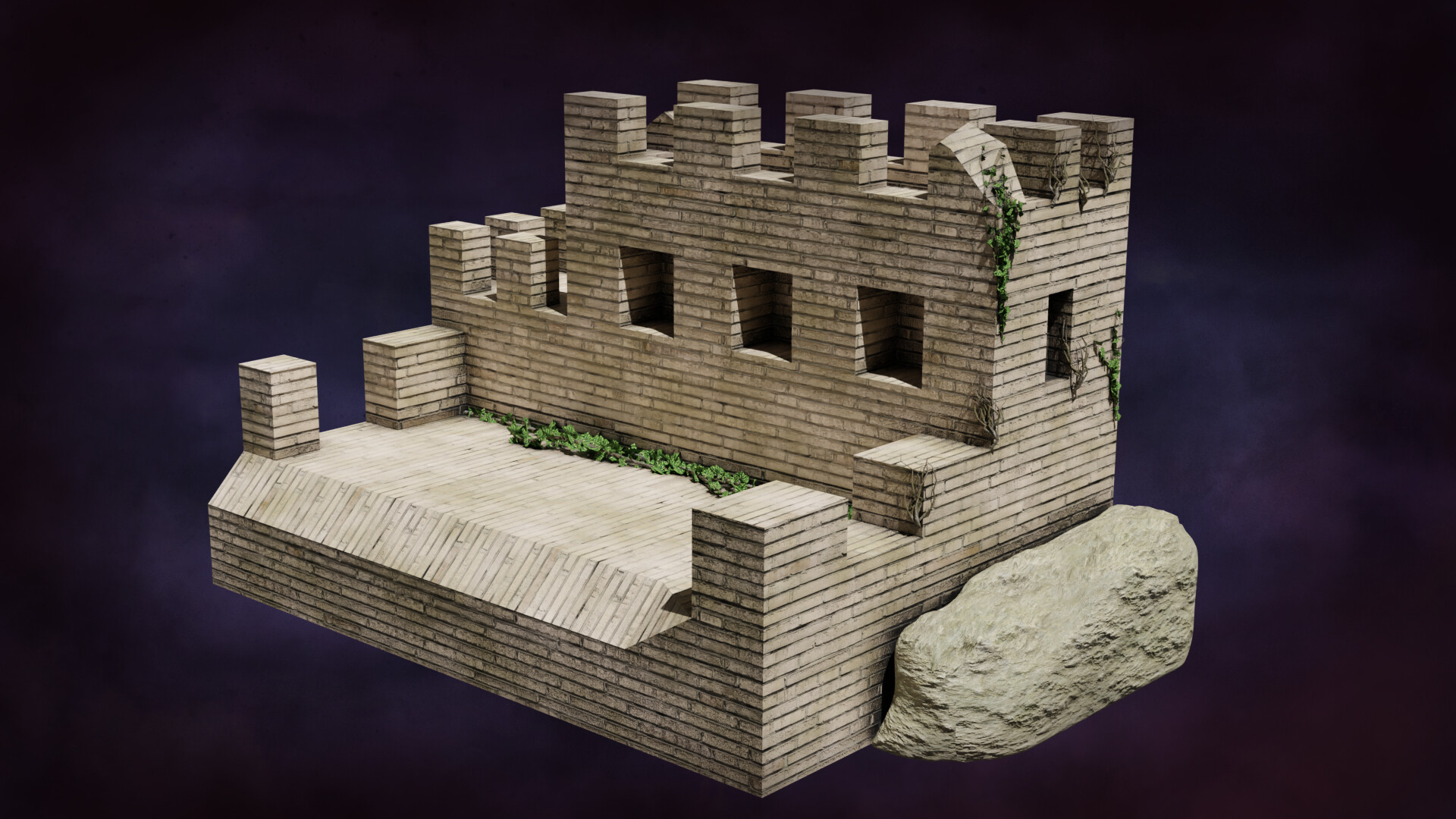 ArtStation - Build - White Castel Block