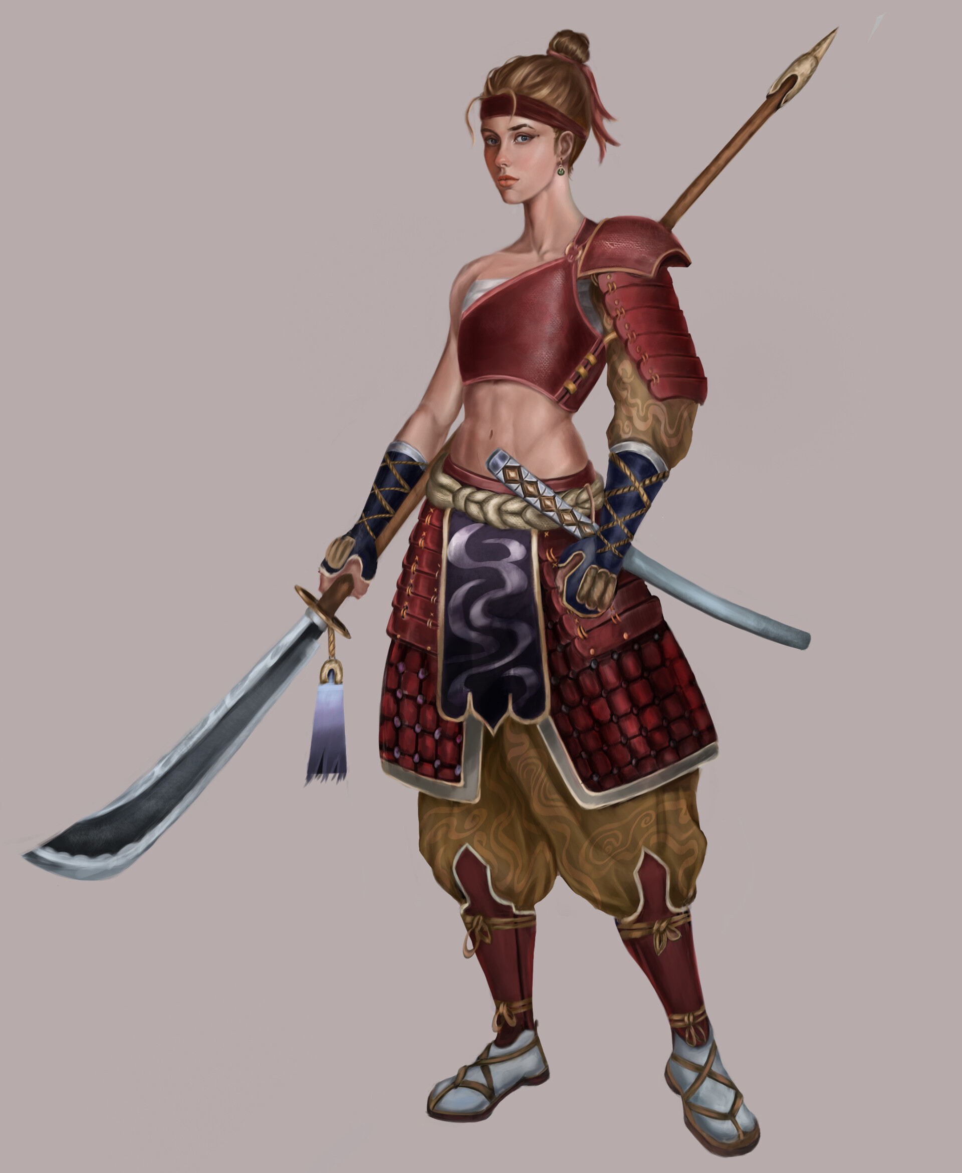 ArtStation - Samurai girl