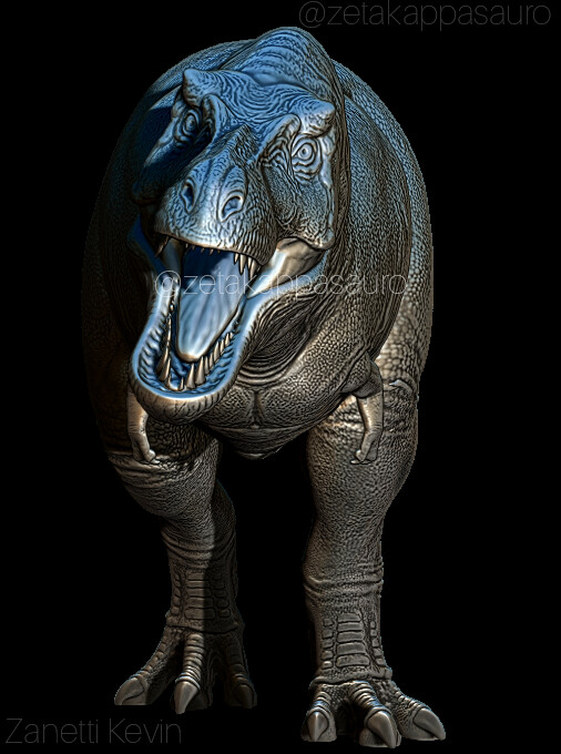Kevin Zanetti - Tyrannosaurus rex model done using Zbrush