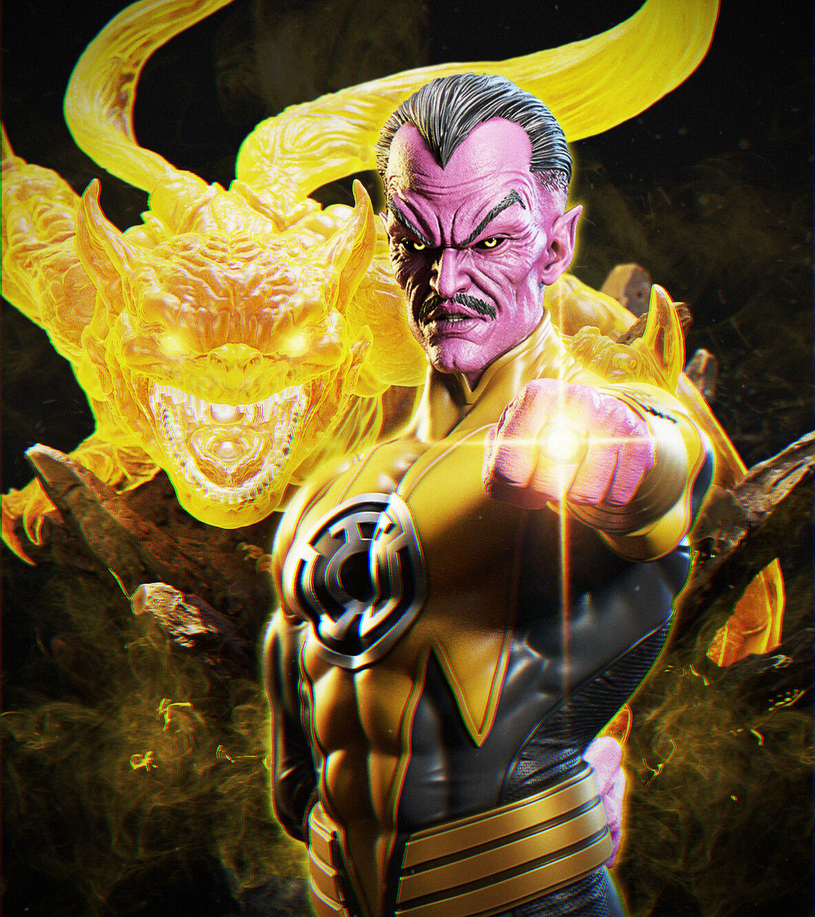 sinestro parallax