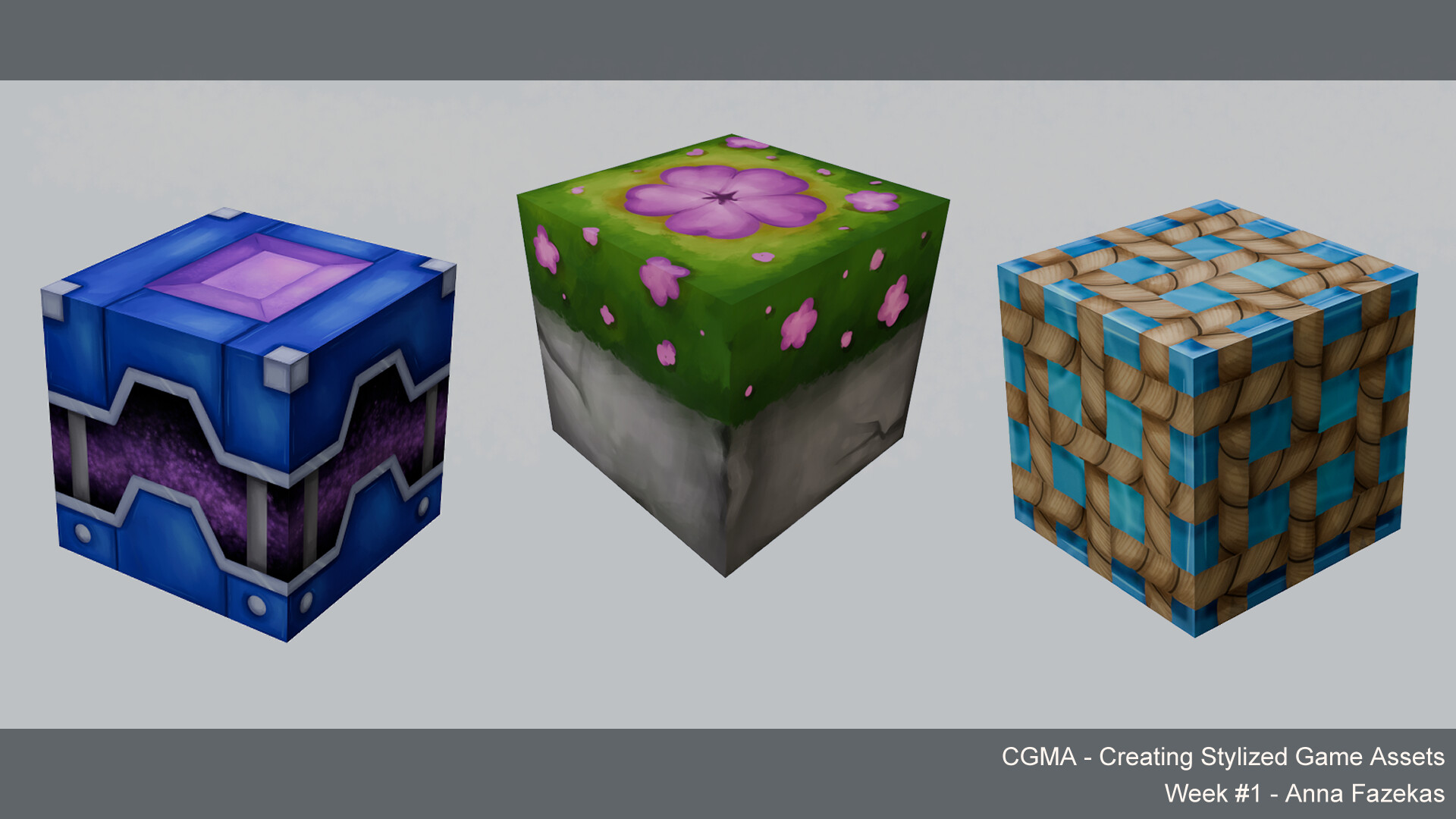 ArtStation - Hand-Painted Cubes