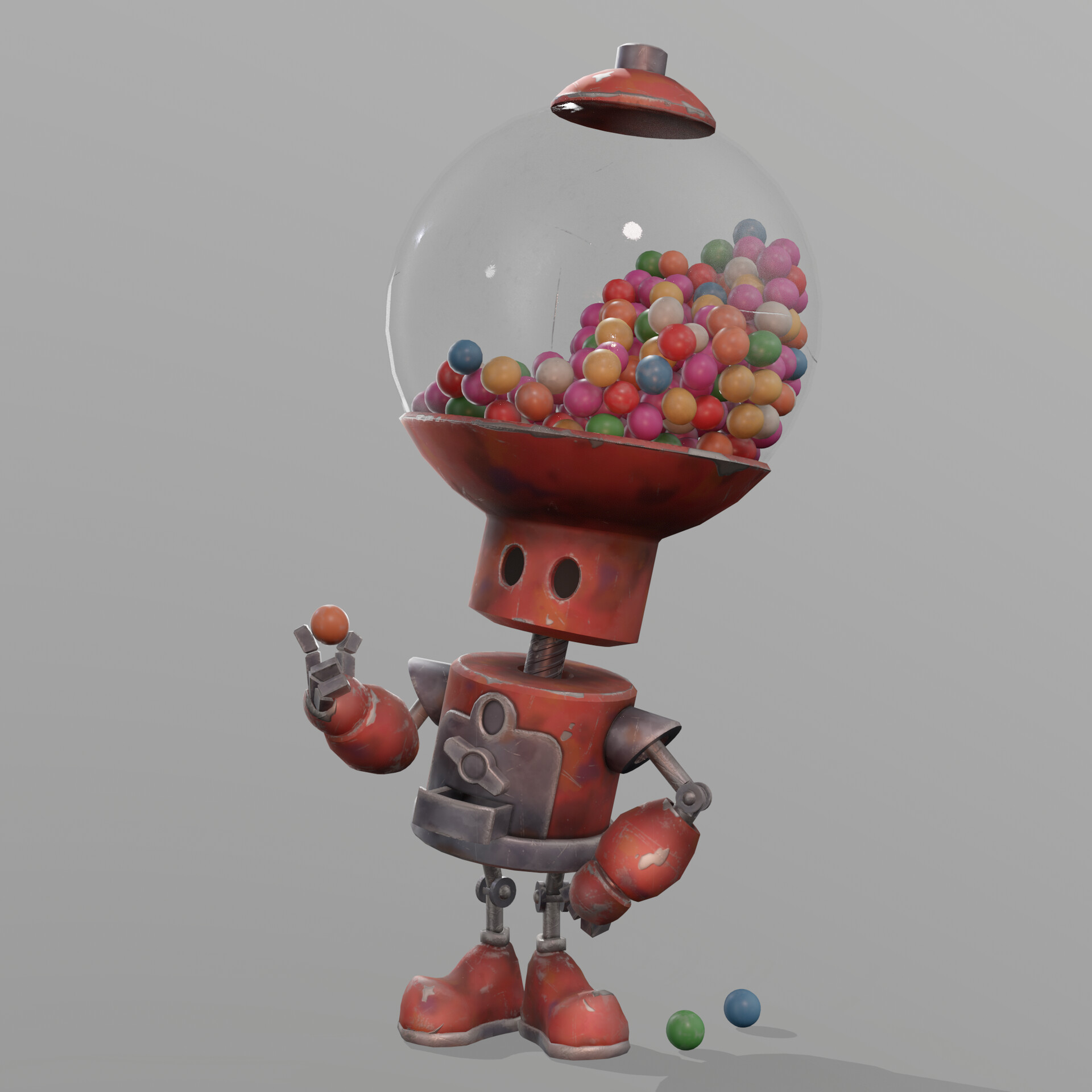 ArtStation - Gumball Robot
