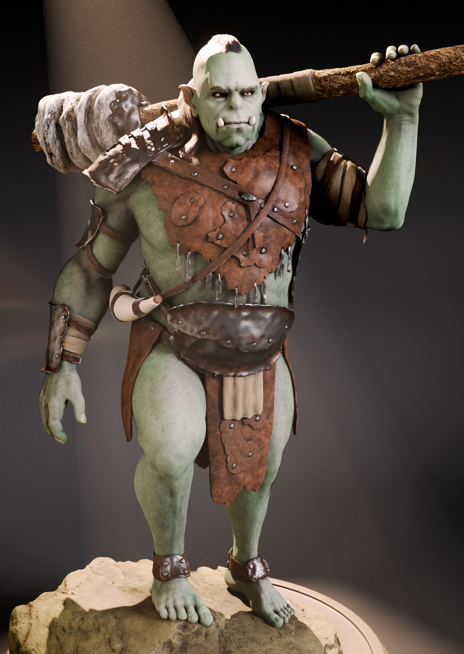 ArtStation - Orc.. but rendered