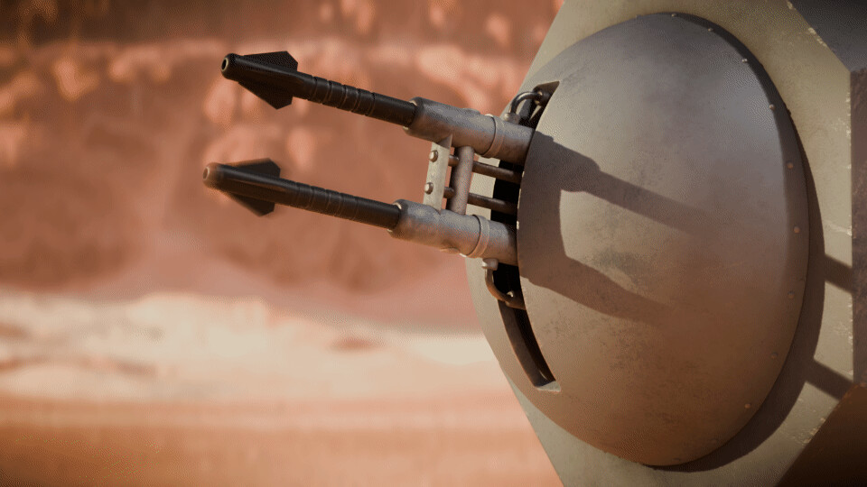ArtStation - Star Wars Turret