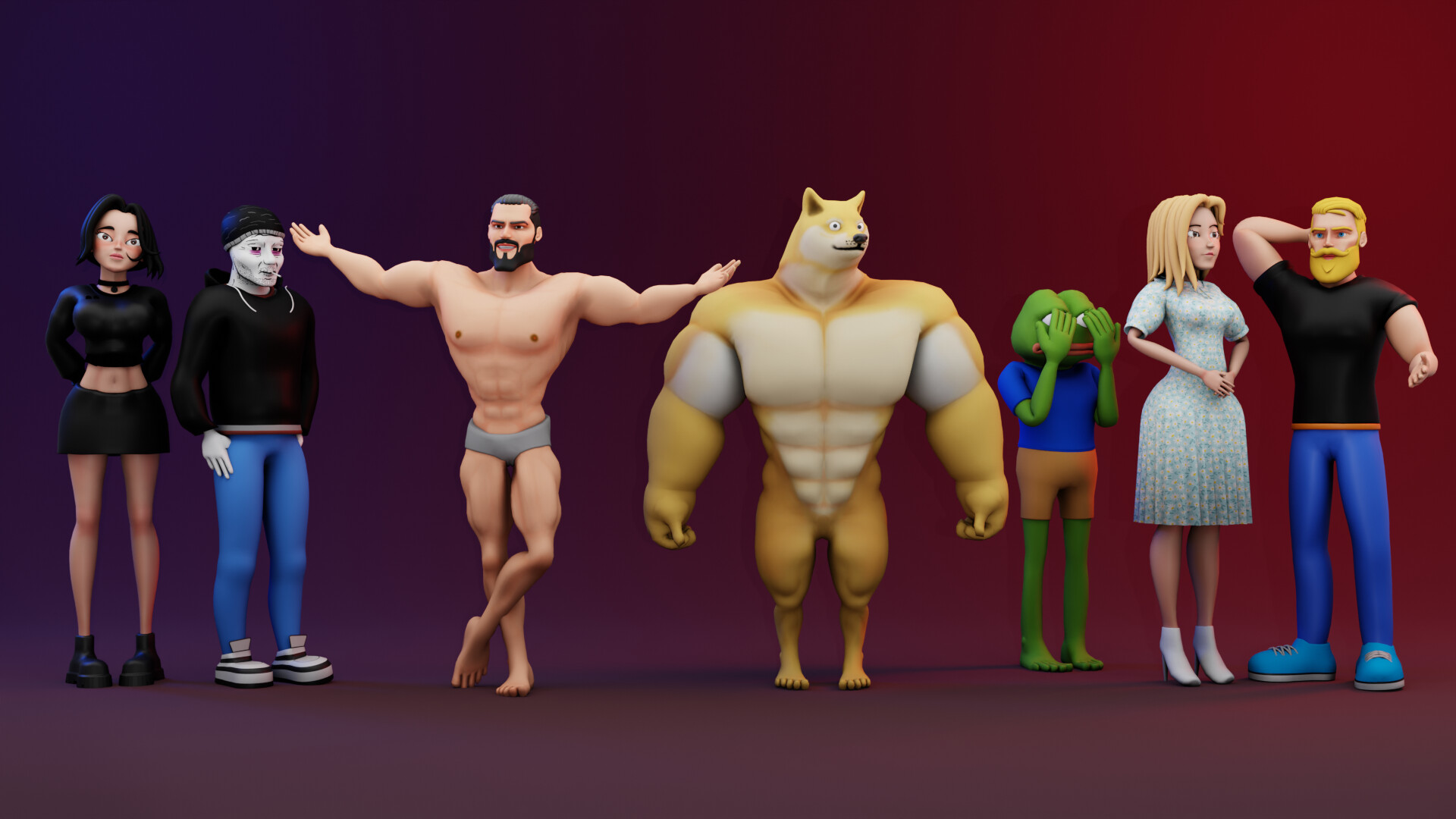 ArtStation - Meme Characters