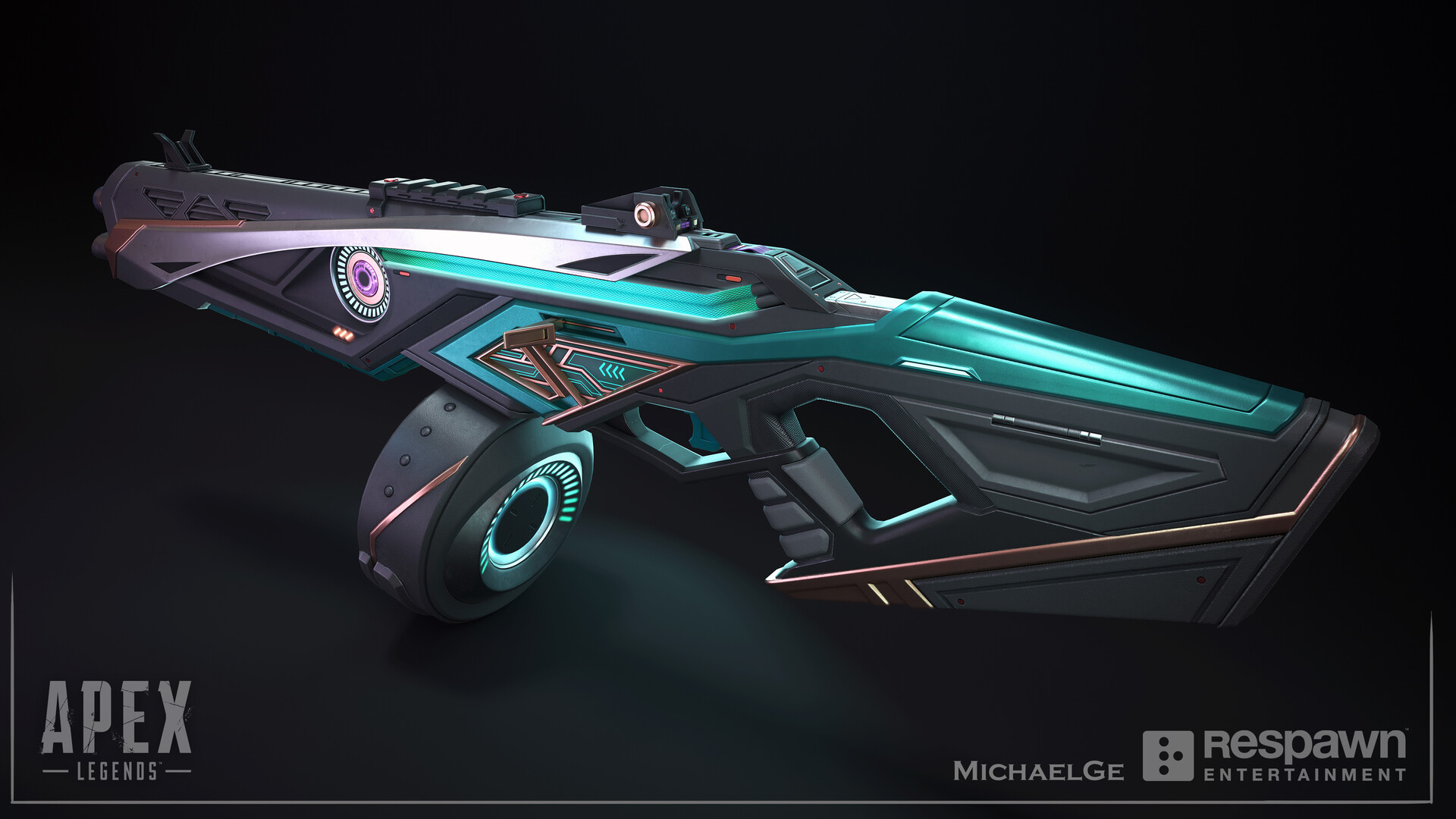 Michael Ge - Apex Legends - “Malachite” Legendary EVA8