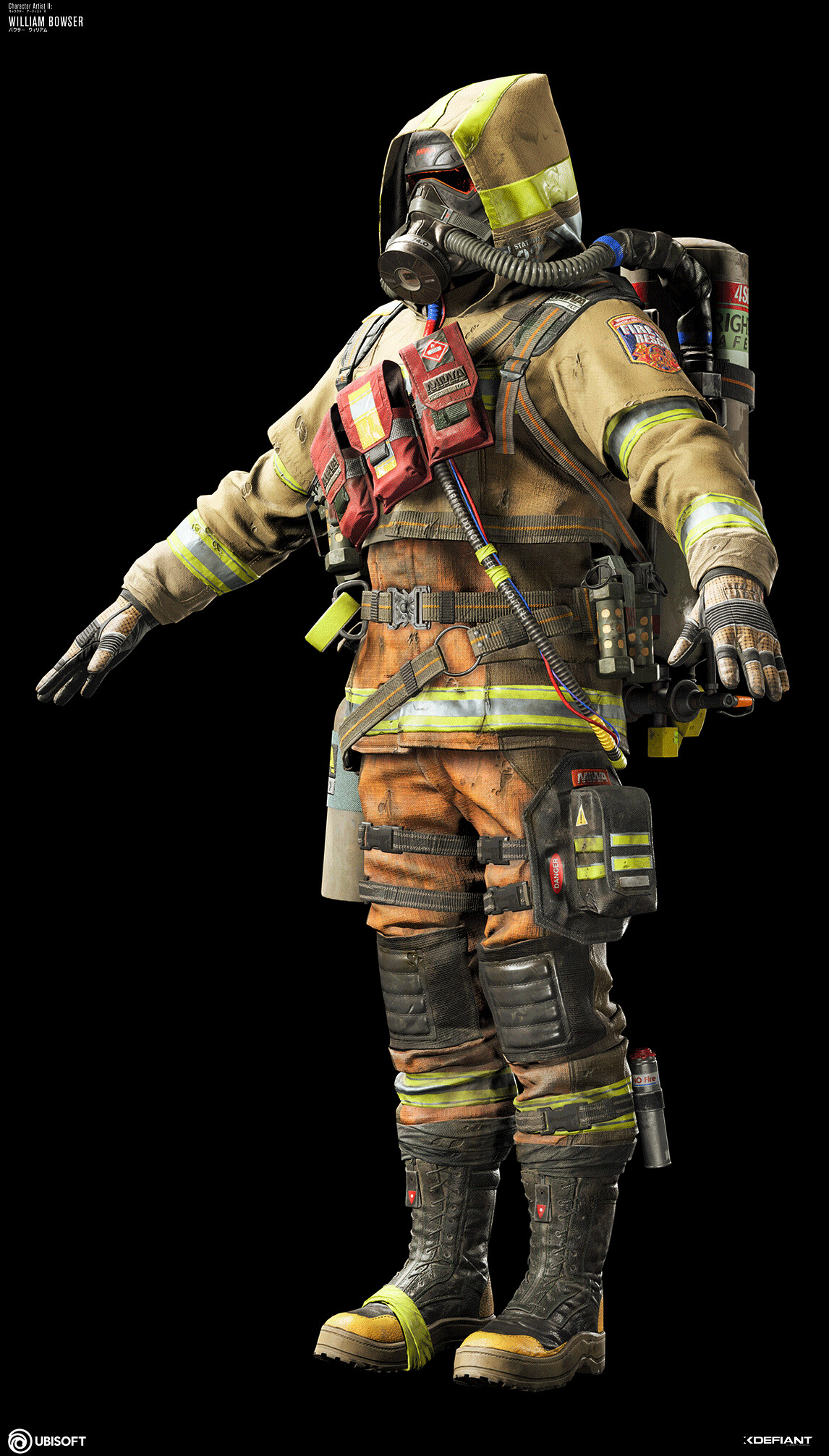 William Bowser - XDefiant: Character Skins - De Rosa Four Alarm