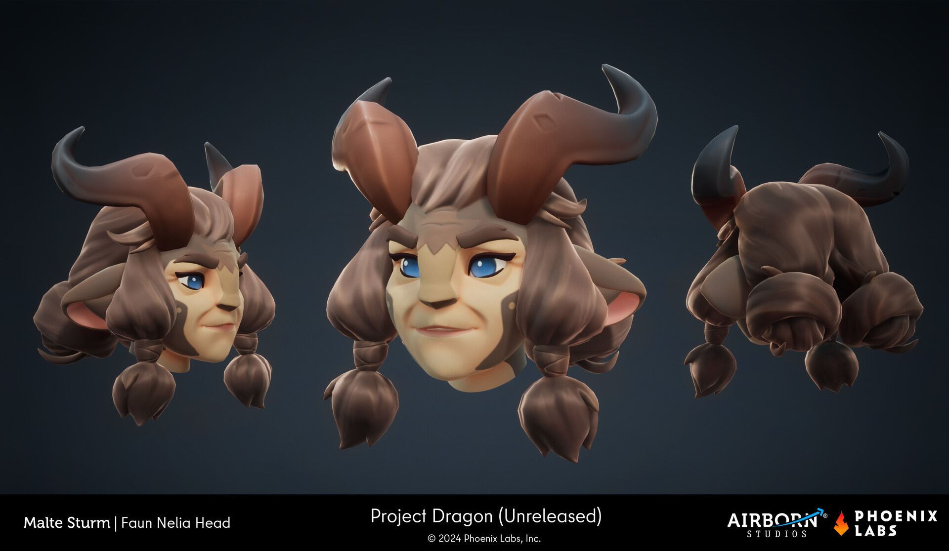 Malte Sturm - Project Dragon - Faun Nelia Head