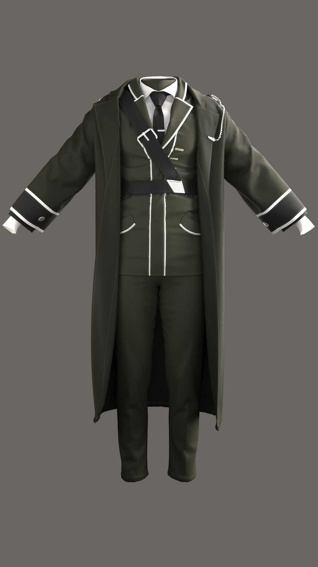 ArtStation - military uniform modal(*Project files: *zprj *OBJ *FBX )