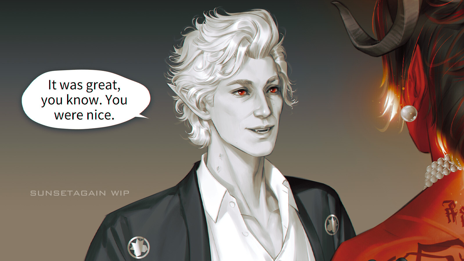 SunsetAgain - BG3 & LADS fanart & wip log August 2024