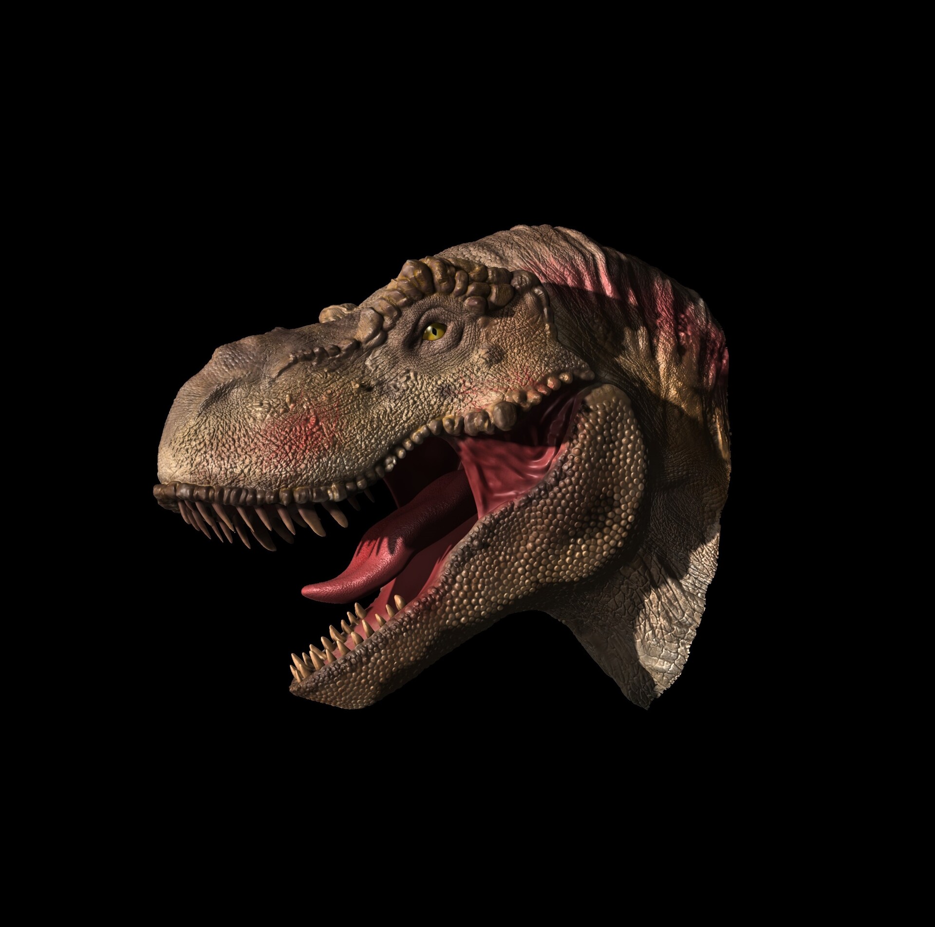 ArtStation - T-rex Texturing Progress