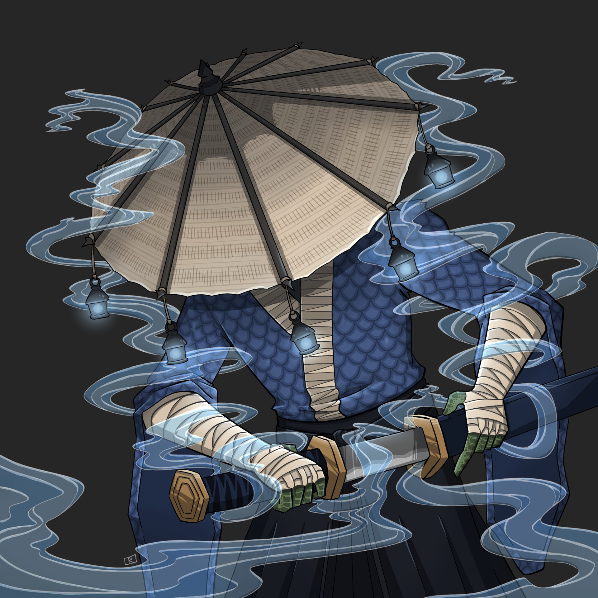 ArtStation - Samurai Character Design