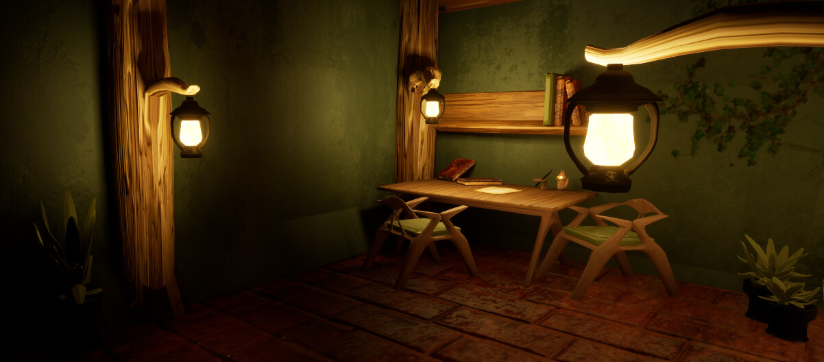 ArtStation - Cottage Core Hallway