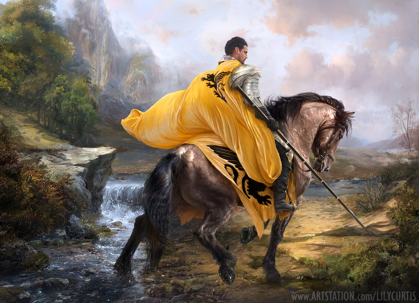 ArtStation - Knight of the Griffon