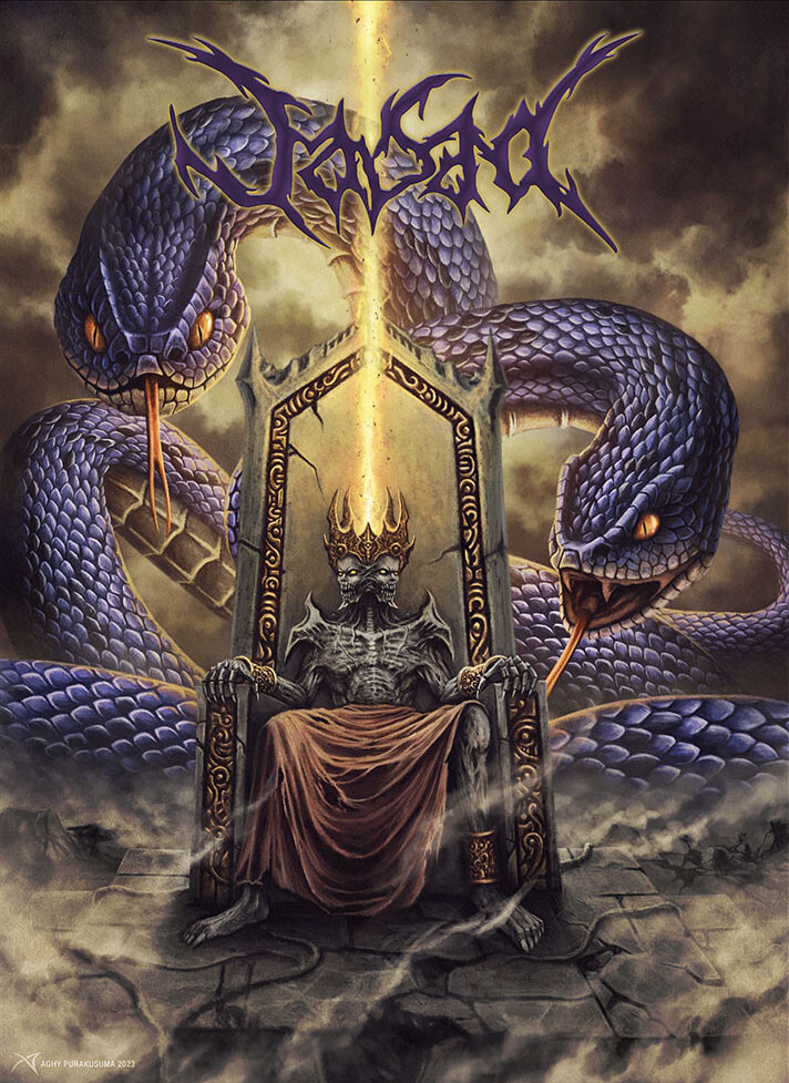 ArtStation - JASAD - PRECIOUS MOMENT TO DIE (Merch Art)